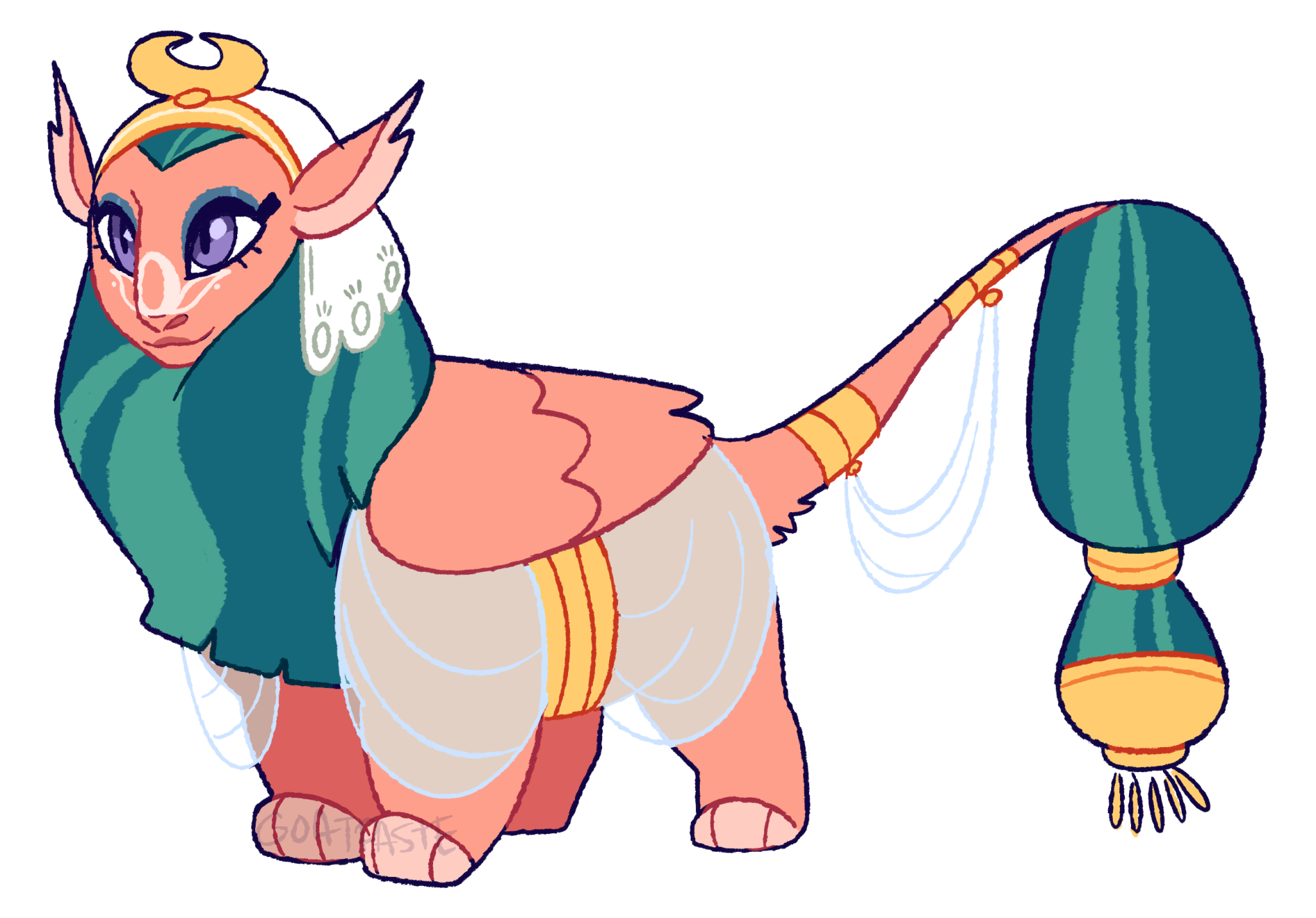 #3270995 - safe, artist:goatpaste, somnambula, sphinx, g4, egyptian ...