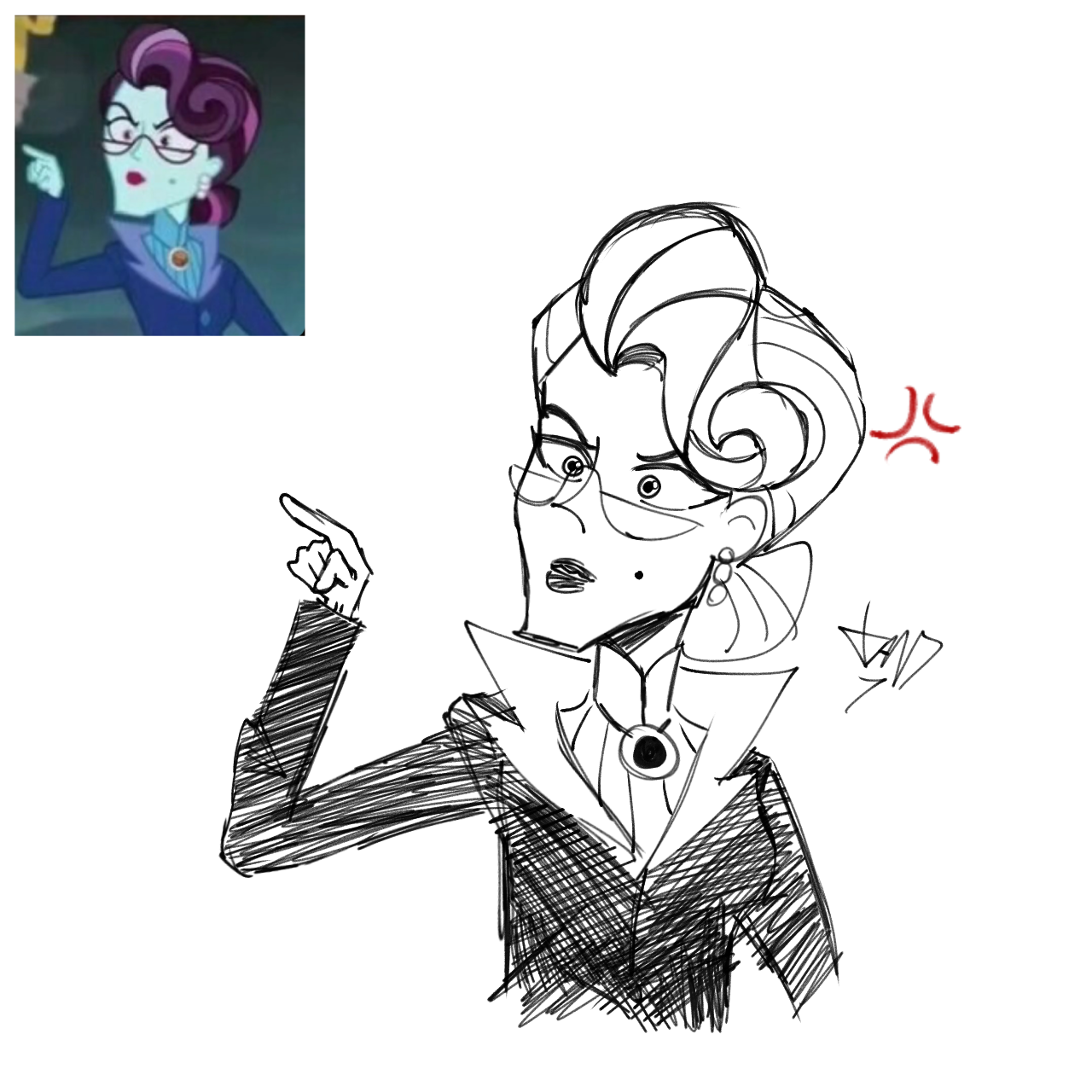 #3272294 - safe, artist:jjwantan7, screencap, principal abacus cinch ...