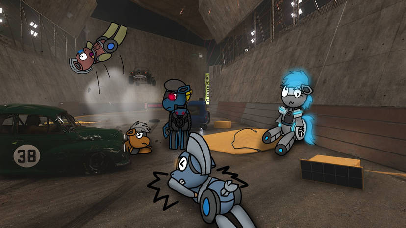 #3254545 - safe, artist:foxfer64_yt, oc, oc:acceron, oc:air razor (x1f ...