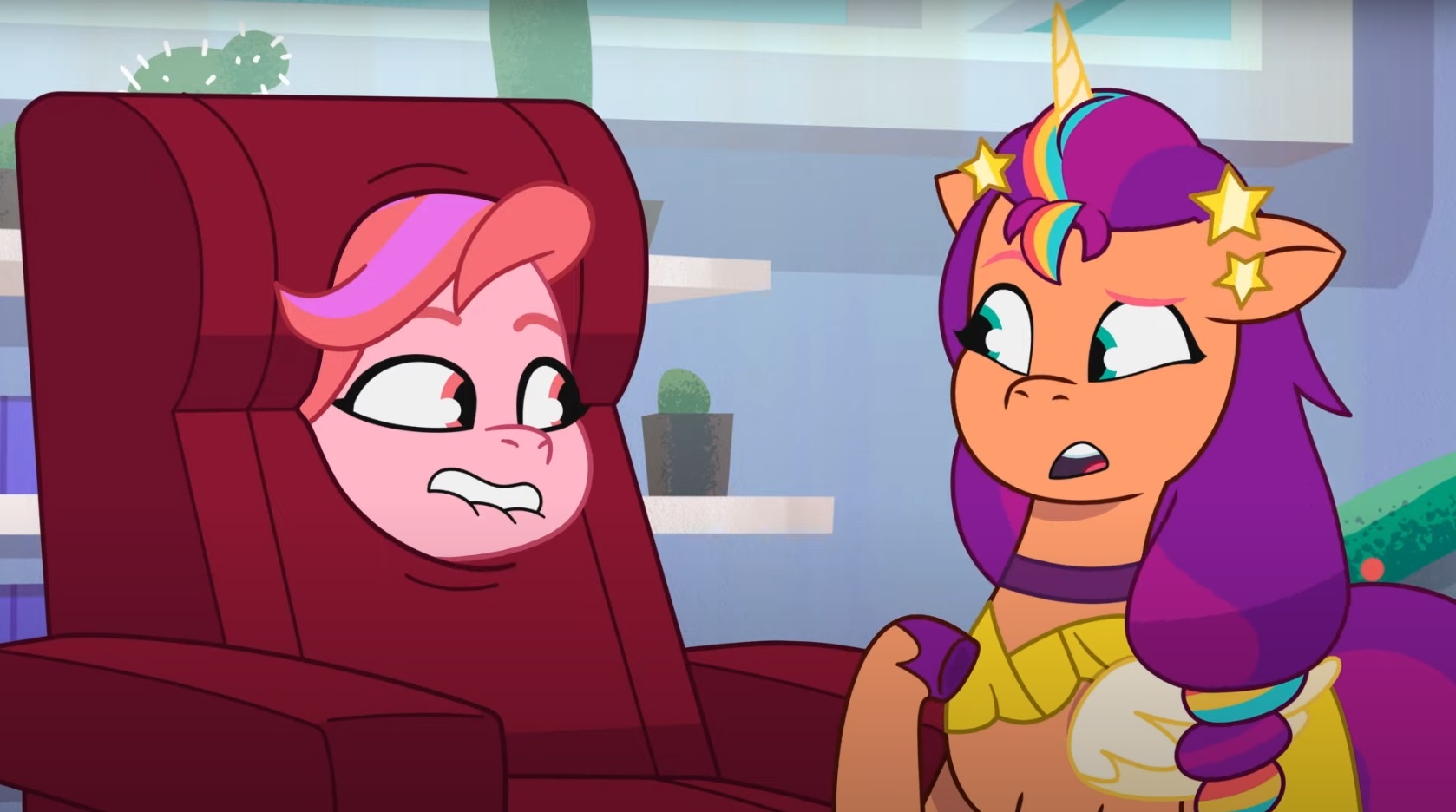 #3255967 - safe, screencap, sunny starscout, windy, alicorn, pegasus, pony, equestria's got ...