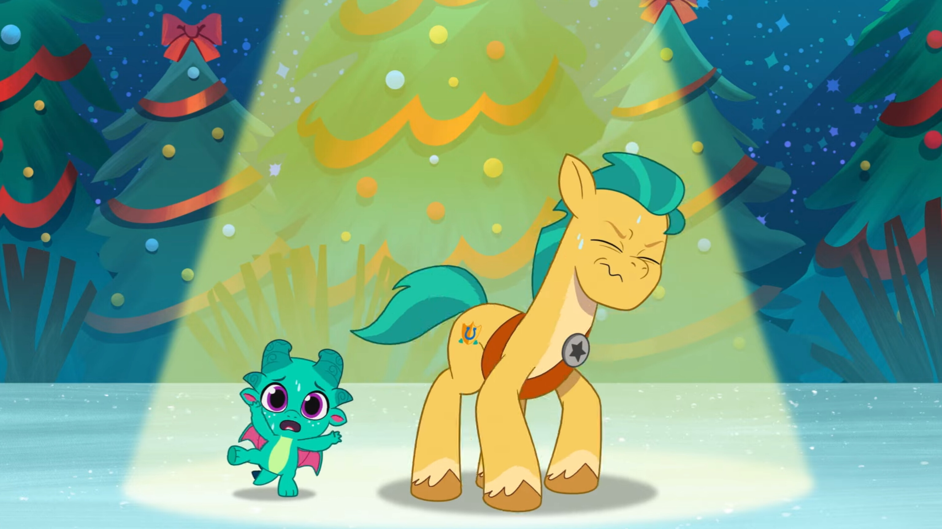 #3256387 - safe, screencap, hitch trailblazer, sparky sparkeroni ...