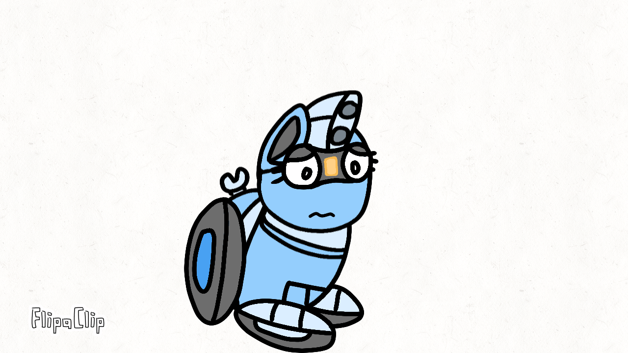 #3256732 - safe, artist:foxfer64_yt, oc, oc:silverstream (robot pony ...