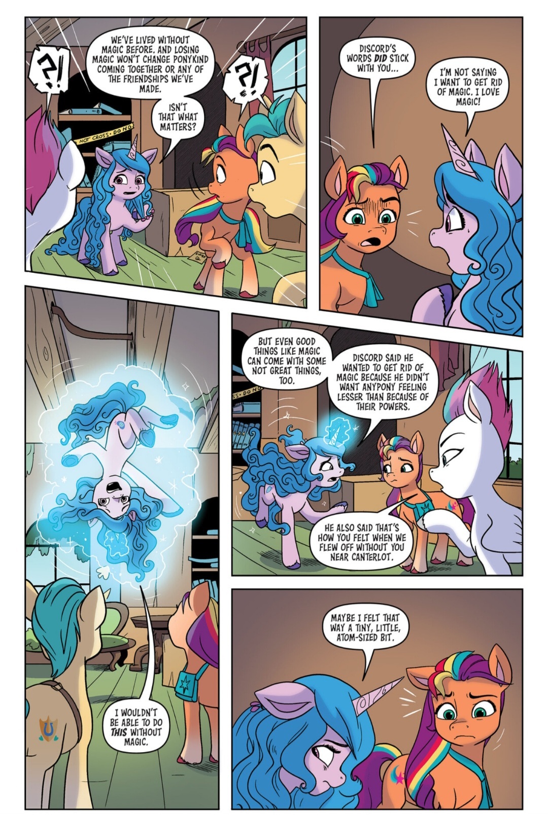 #3037835 - safe, idw, official comic, hitch trailblazer, izzy moonbow, sunny starscout, zipp ...