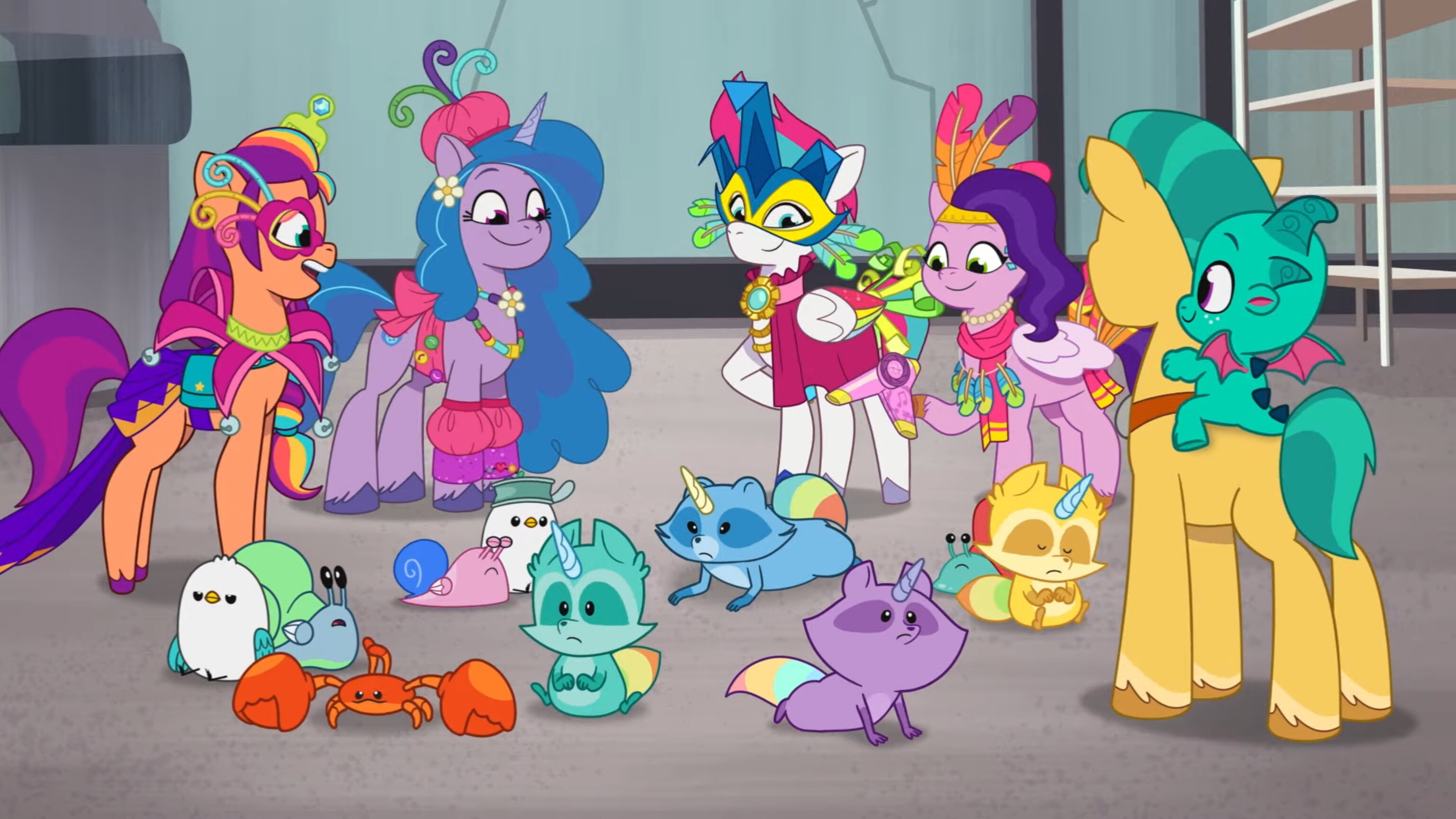 #3044658 - safe, screencap, hitch trailblazer, izzy moonbow, kenneth ...