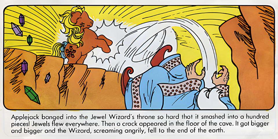 #3045214 - artist needed, safe, official comic, applejack (g1), jewel ...