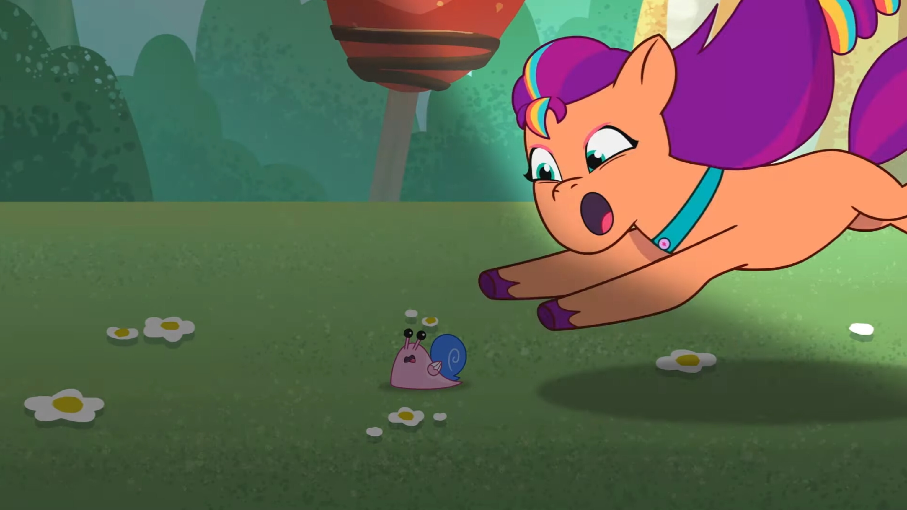 #3052689 - safe, screencap, sunny starscout, earth pony, pegasnail ...