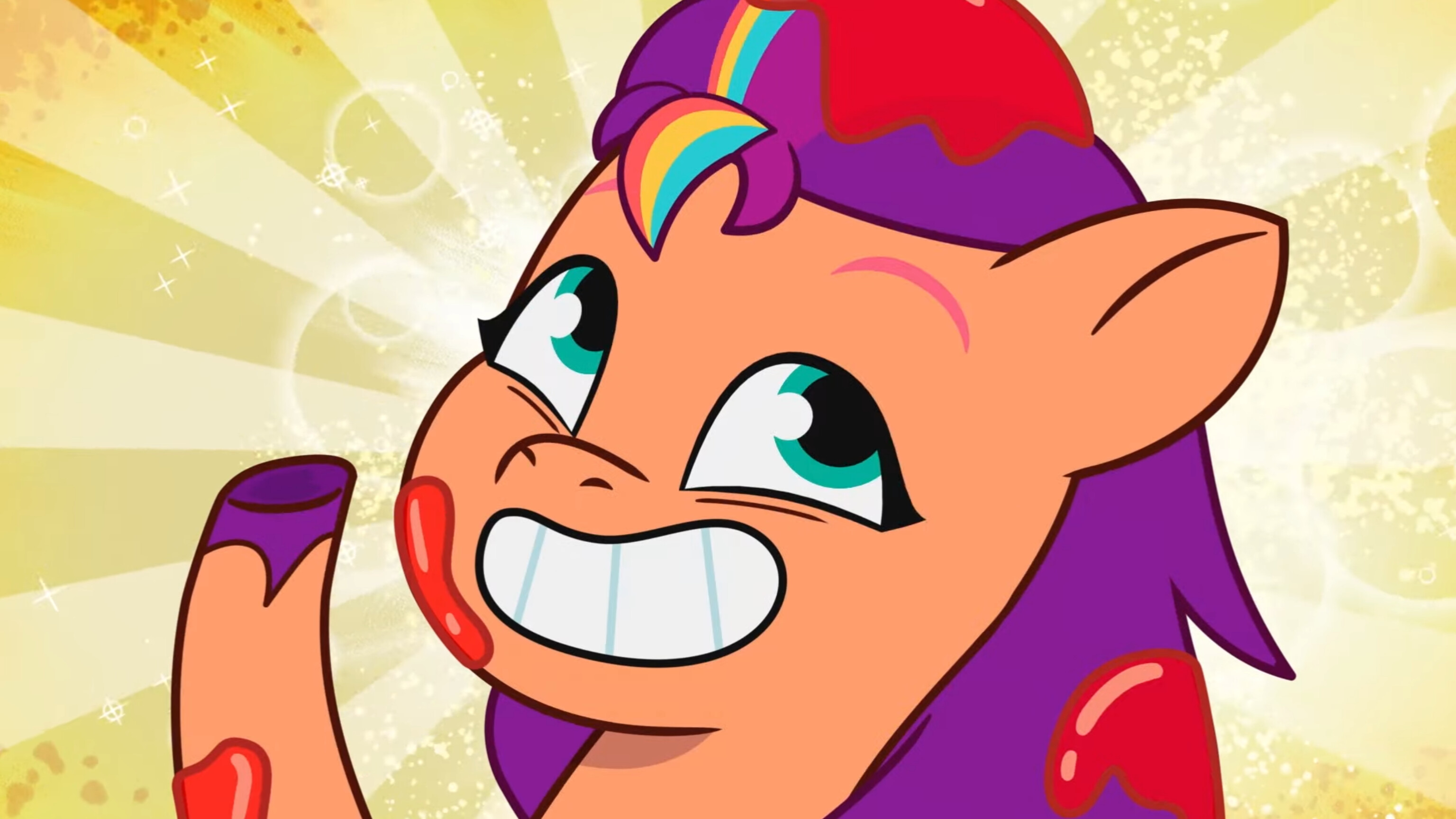 #3052706 - safe, screencap, sunny starscout, earth pony, pony, g5, my ...