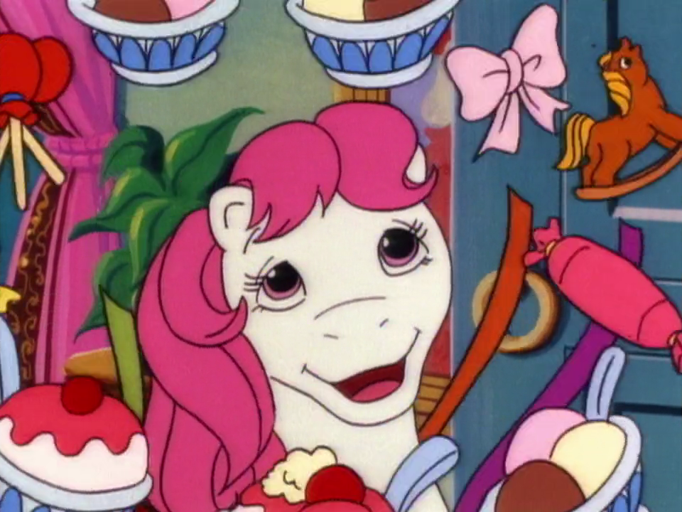 #3053355 - safe, screencap, sweetheart, earth pony, pony, g1, happy ...