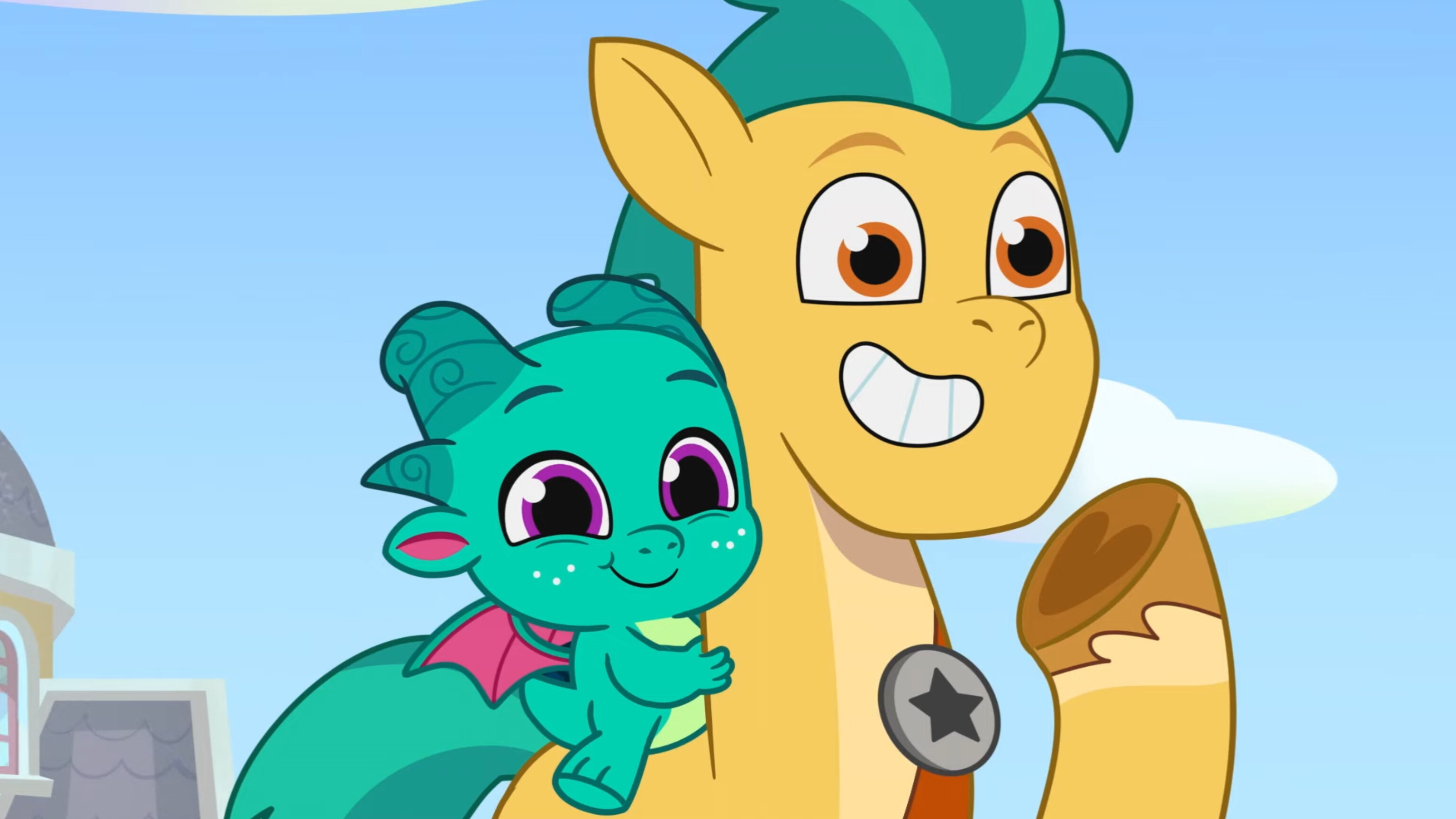 #3060866 - safe, screencap, hitch trailblazer, sparky sparkeroni ...