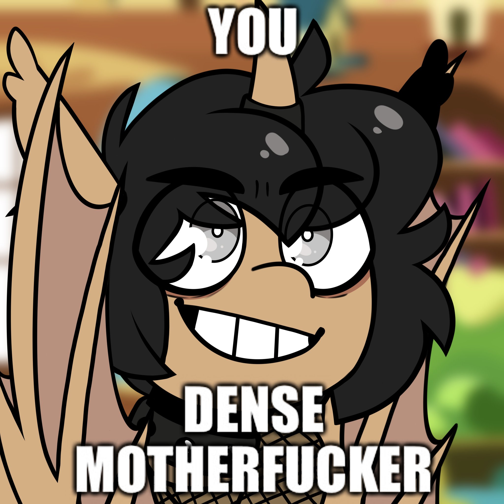 #3061219 - safe, artist:lrusu, edit, oc, pony, meme, text edit, vulgar ...