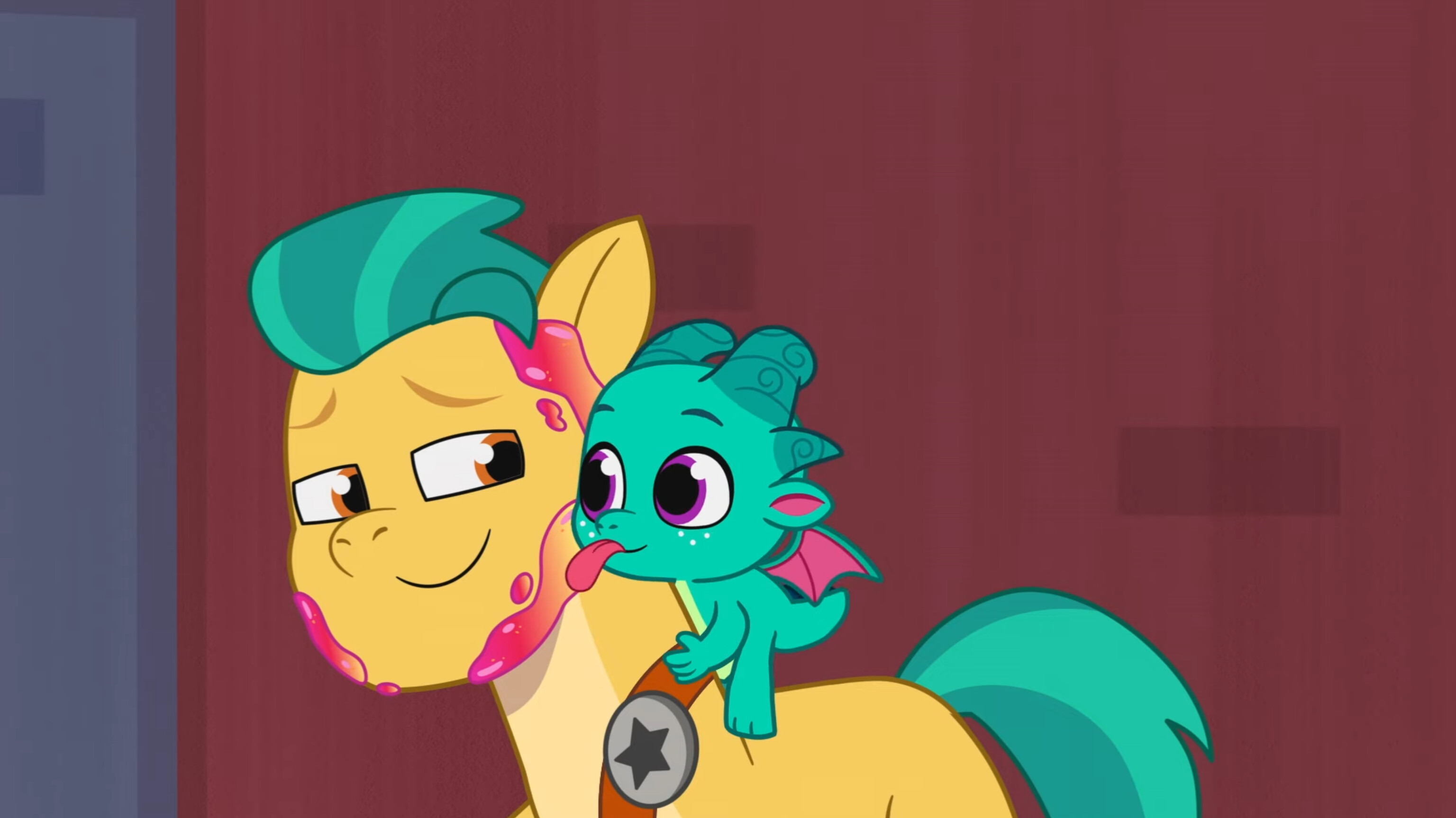 #3061693 - safe, screencap, hitch trailblazer, sparky sparkeroni ...