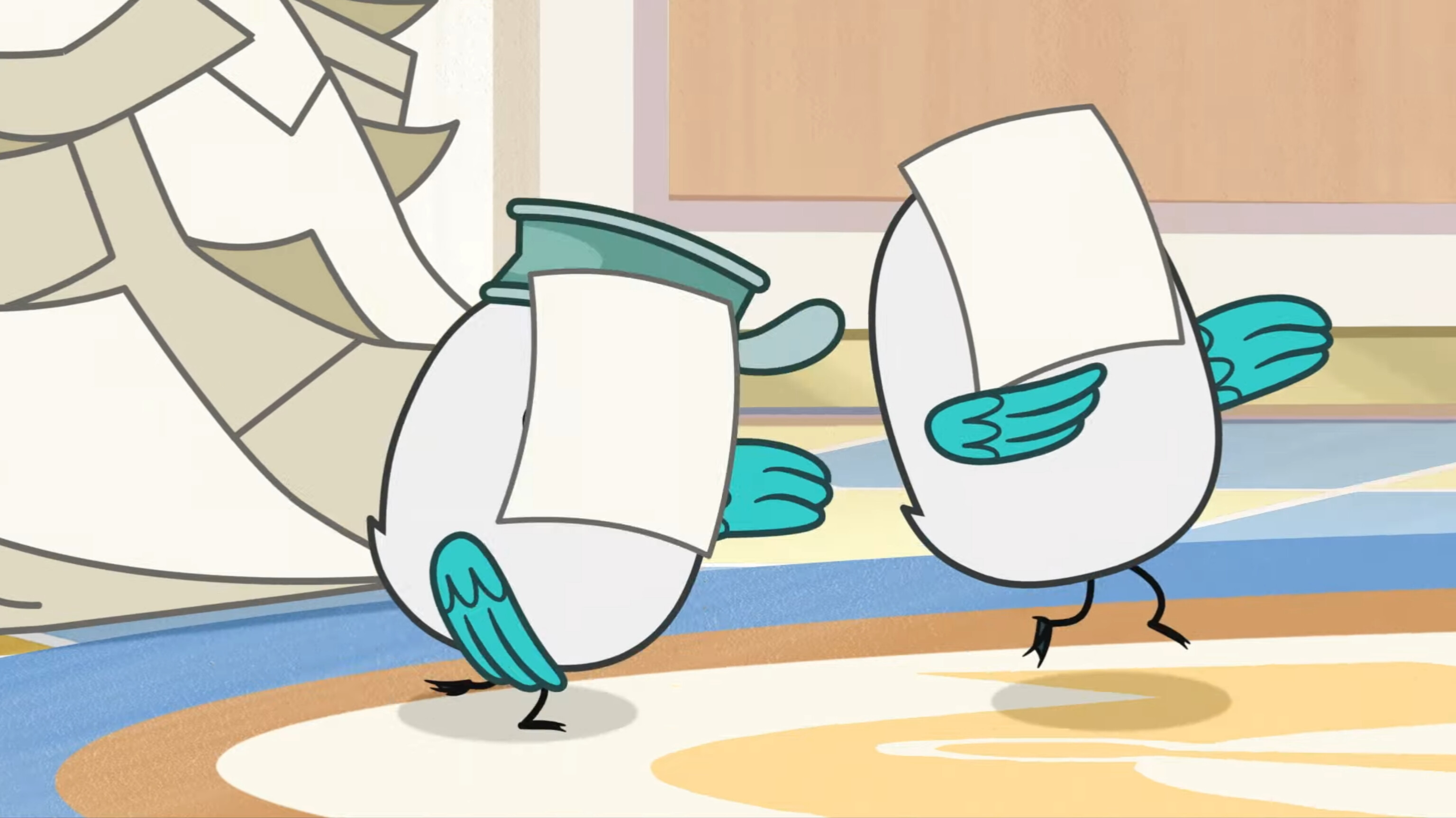 #3069084 - safe, screencap, kenneth, bird, seagull, g5, my little pony ...