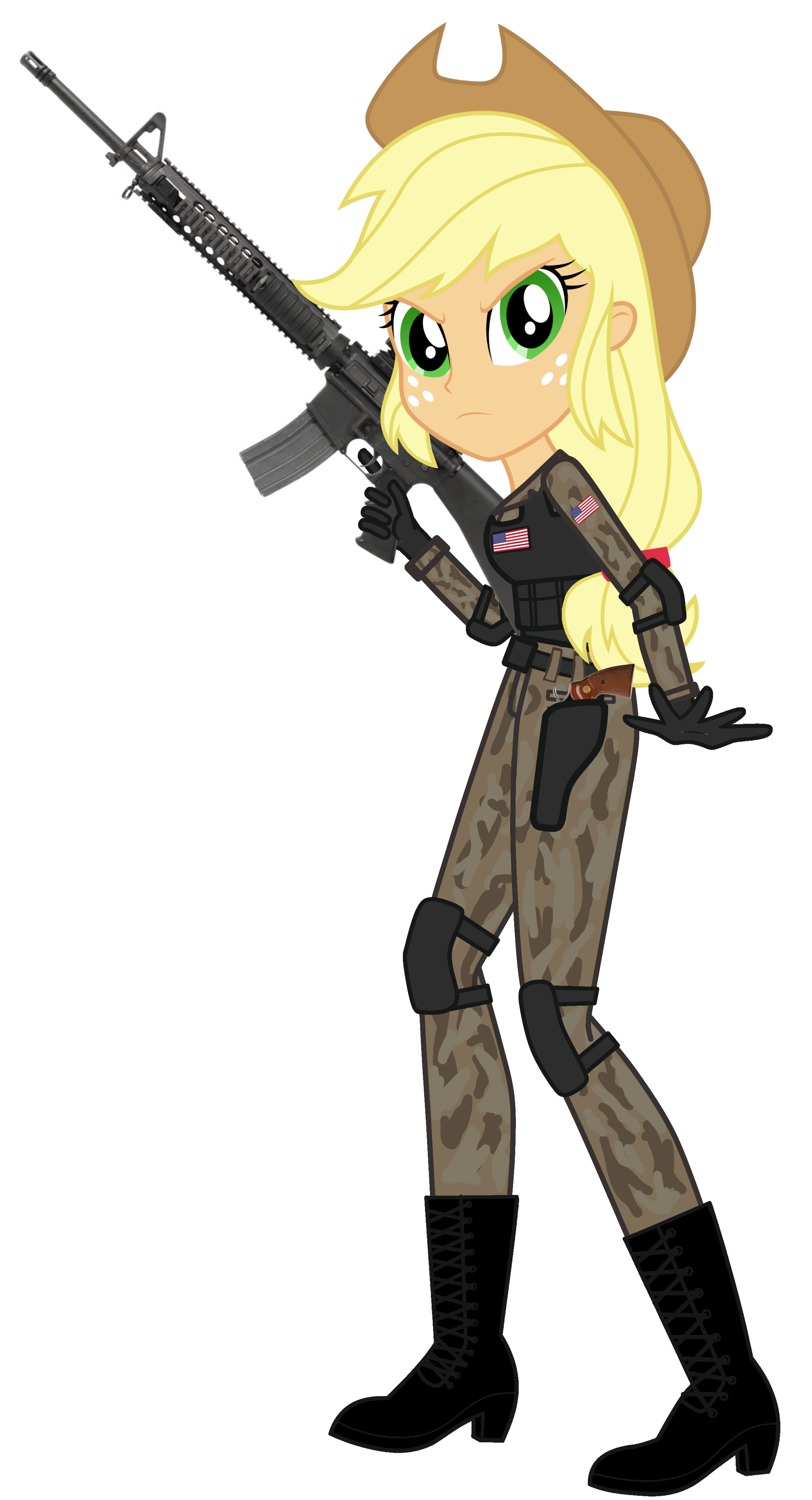 #3056365 - safe, artist:edy_january, edit, vector edit, applejack ...