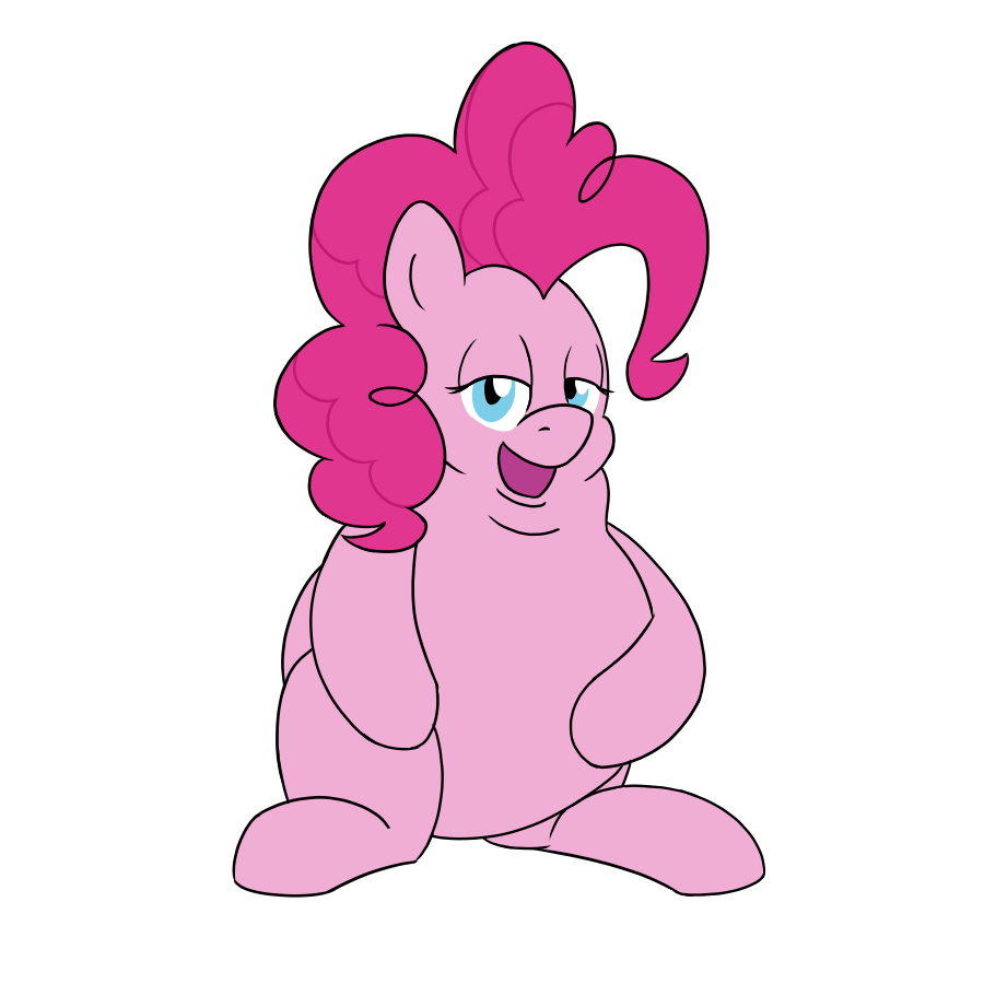 #3056661 - safe, artist:unitxxvii, pinkie pie, pony, big chungus, bugs ...