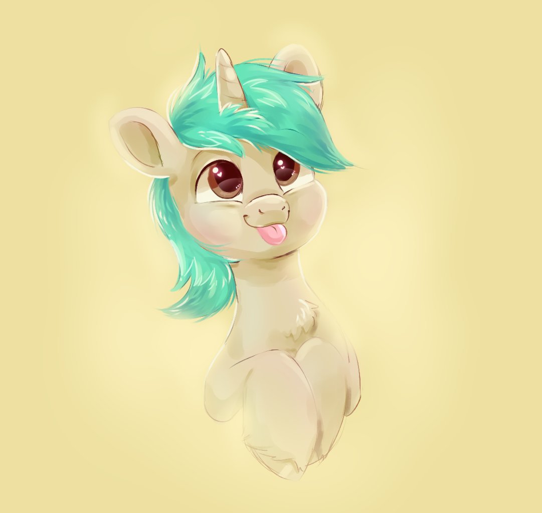 #3073899 - safe, artist:avui, oc, oc:hemellicht, earth pony, pony, :p ...