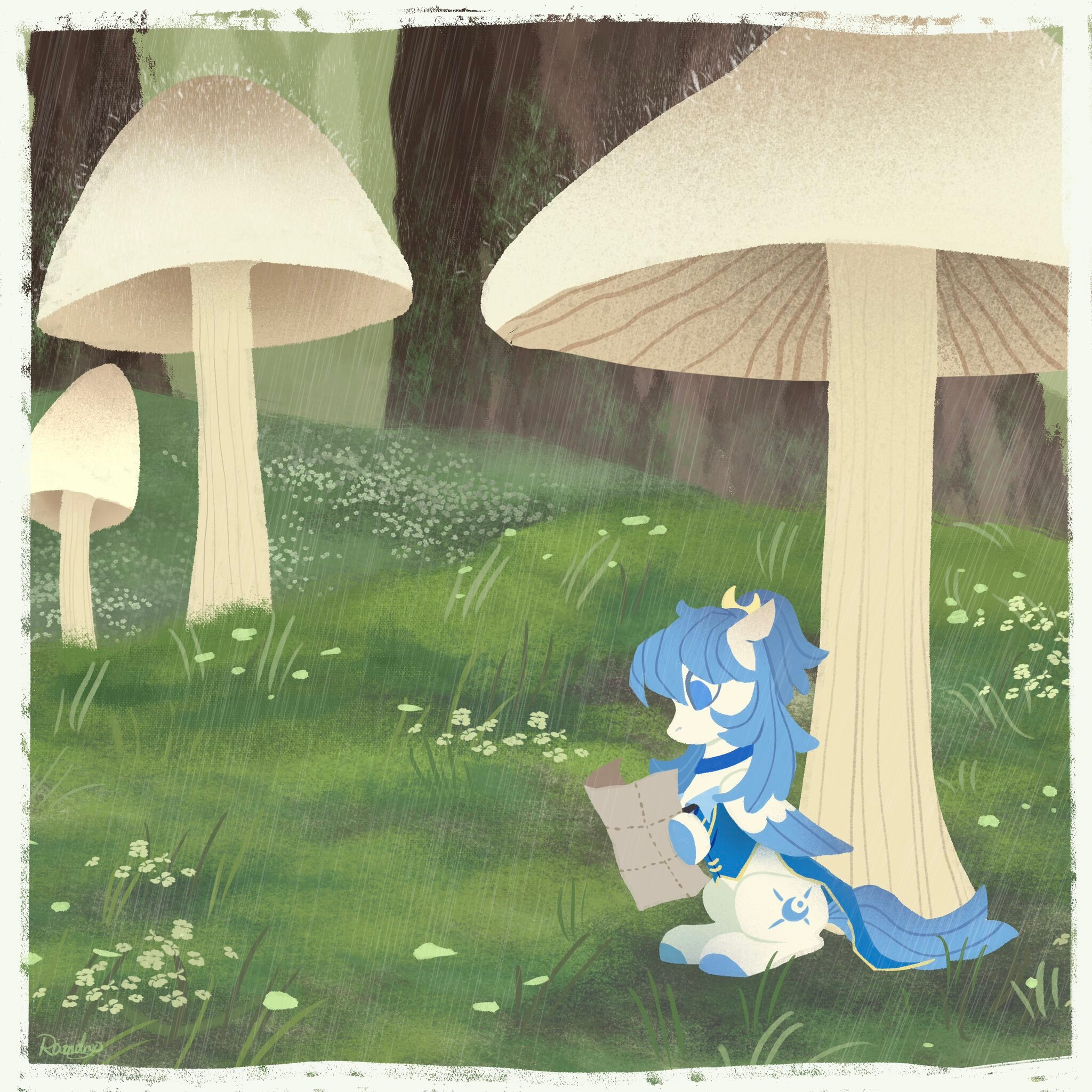 #3076919 - safe, artist:raindrophalo, oc, oc only, oc:qamar, pegasus ...