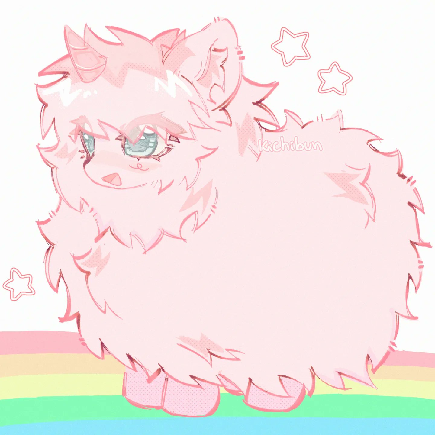 #3106542 - safe, artist:kichibun, oc, oc only, oc:fluffle puff, earth ...