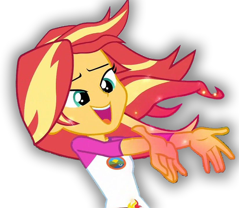 #3107050 - safe, artist:paco777yuyu, edit, edited screencap, screencap, sunset shimmer, human ...