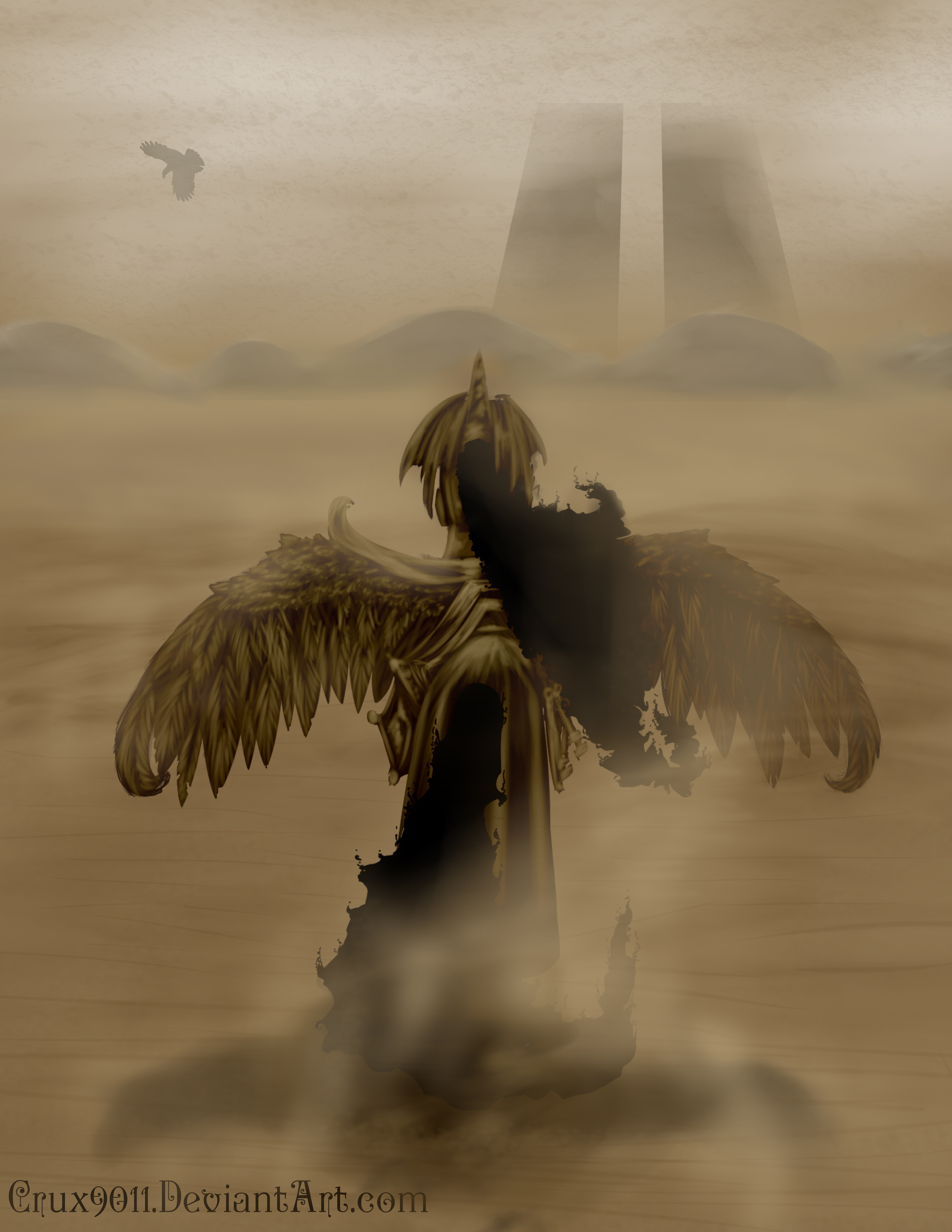 #3108546 - safe, artist:crux9011, oc, oc only, desert - Derpibooru