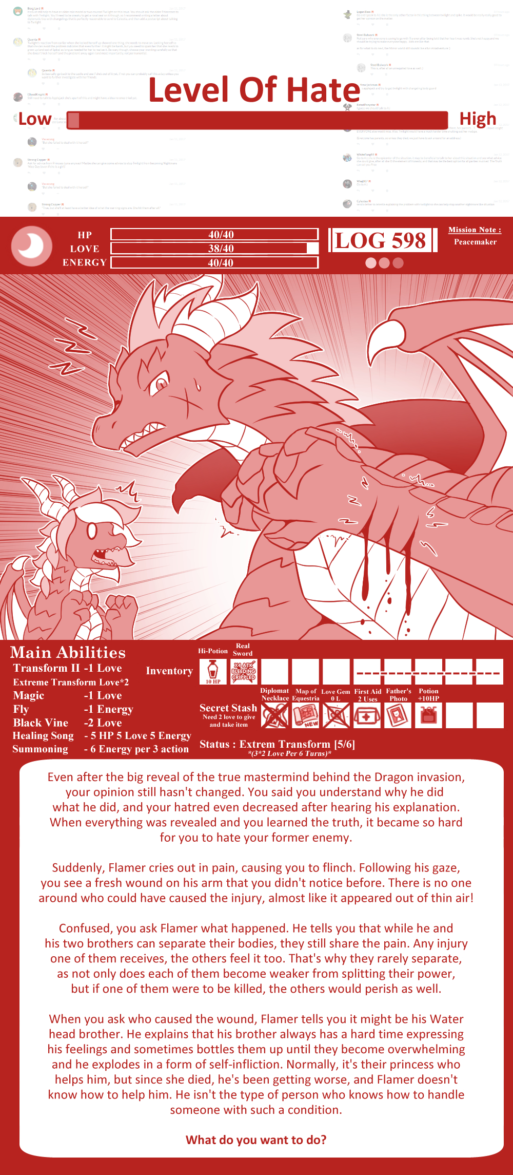 #3109200 - safe, artist:vavacung, oc, oc:nobilis, oc:proto queen, dragon, comic:the adventure ...