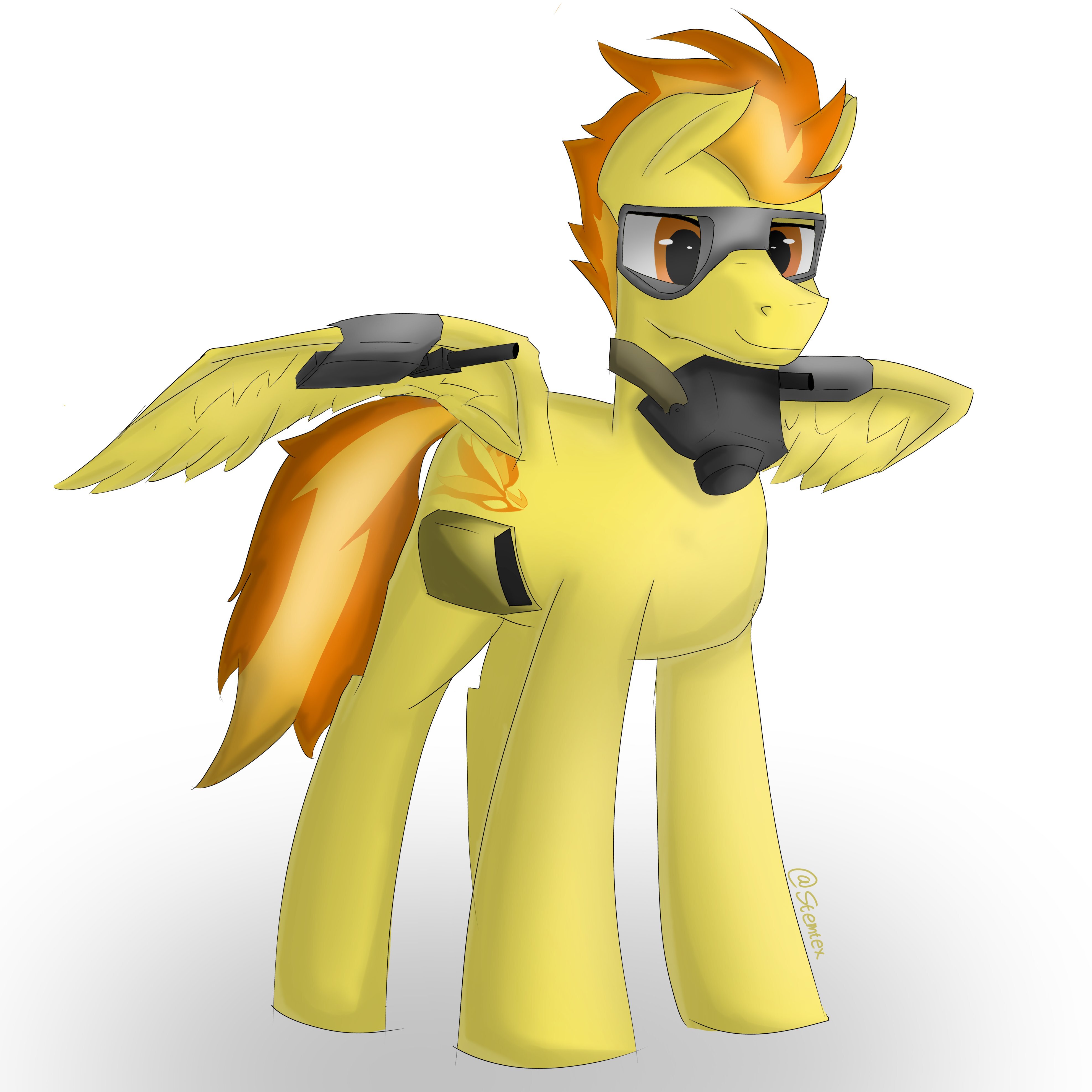 #3110278 - safe, artist:stemtex477, artist:yo tengo, spitfire, original ...