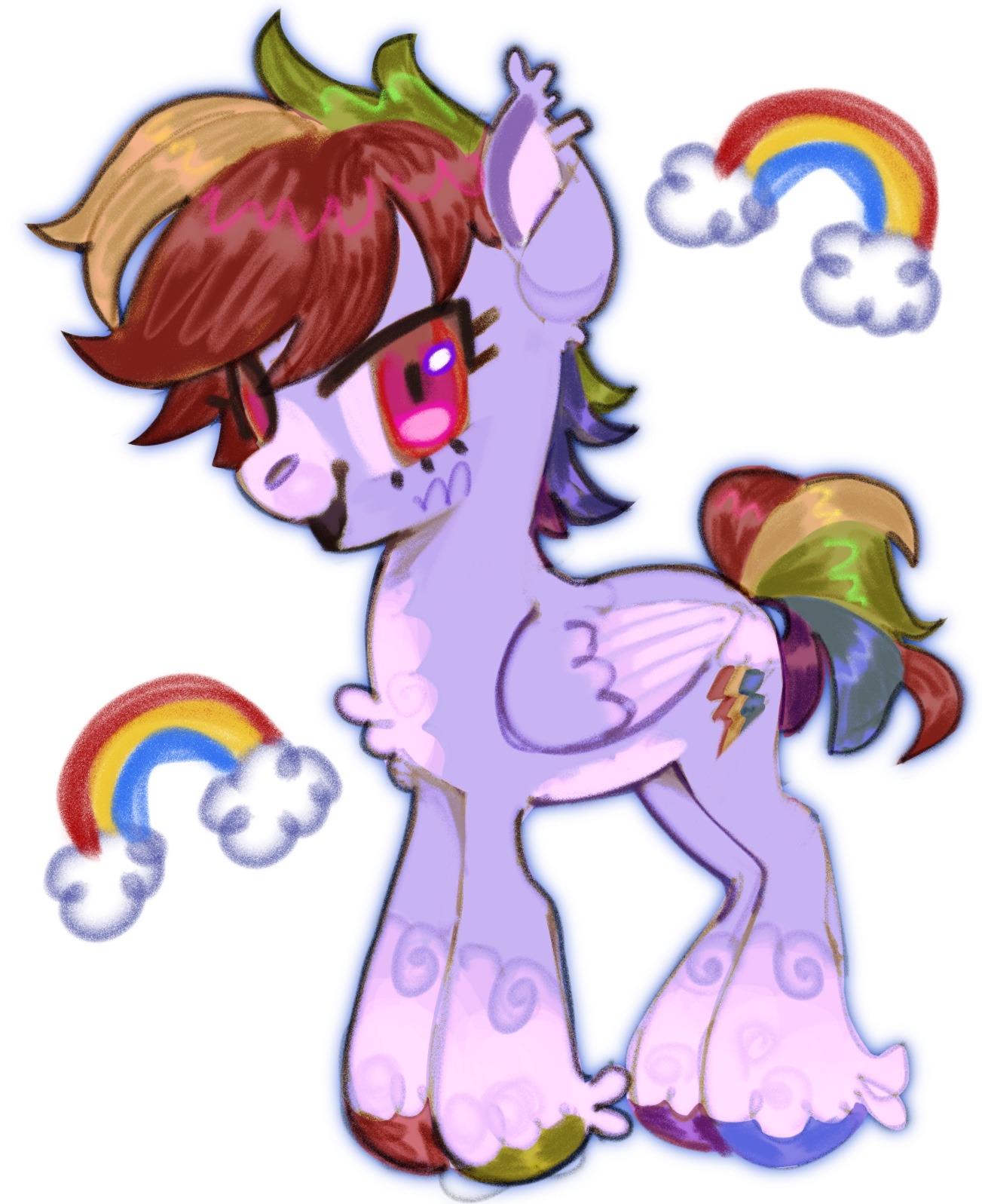 #3079065 - safe, artist:doctor-pepo, rainbow dash, pegasus, pony ...