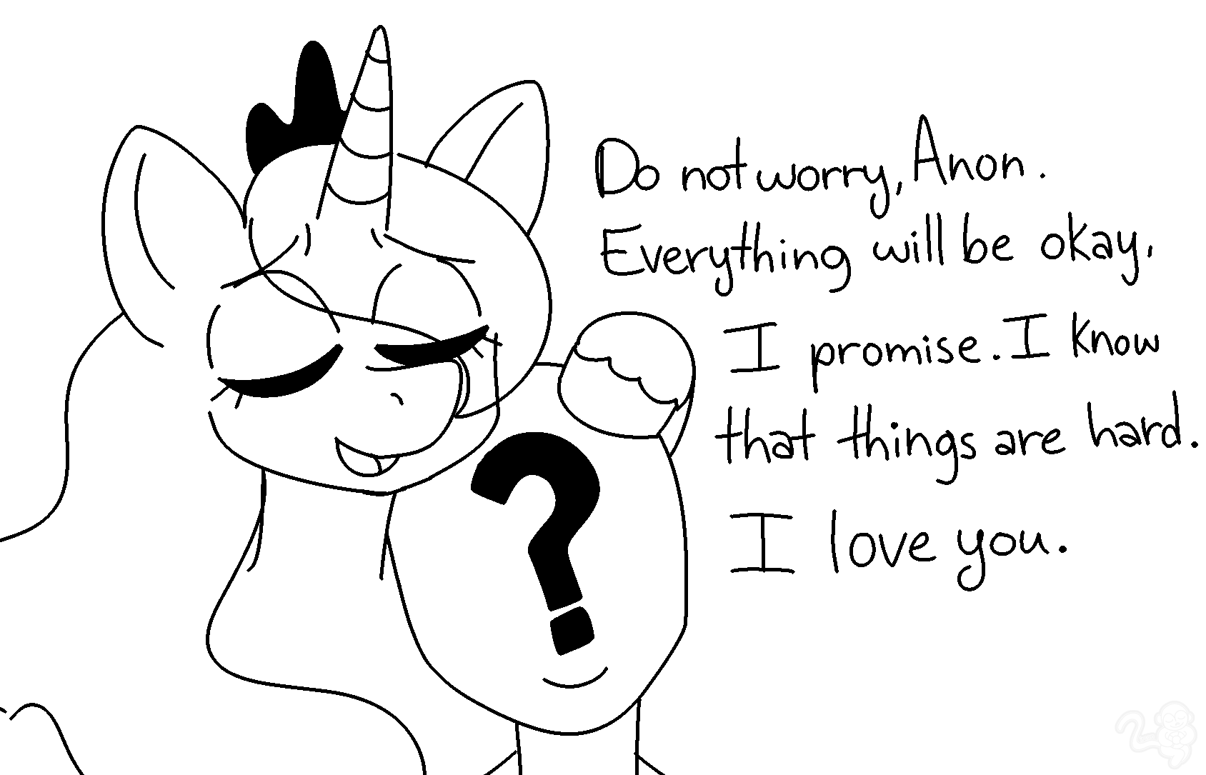 #3079205 - artist needed, safe, princess luna, oc, oc:anon, alicorn ...