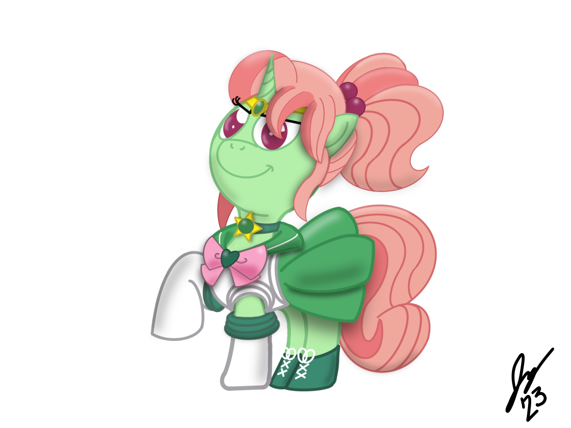 #3079235 - safe, artist:jesslmc16, juno, pony, unicorn, g4, boots, bow ...