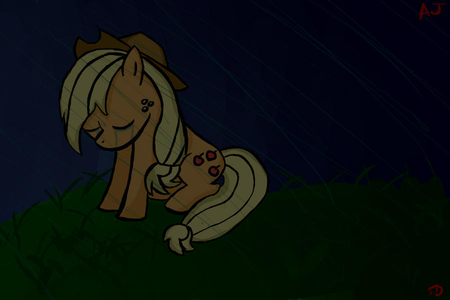 #3079929 - safe, artist:zedssparkle, applejack, earth pony, pony, g4 ...