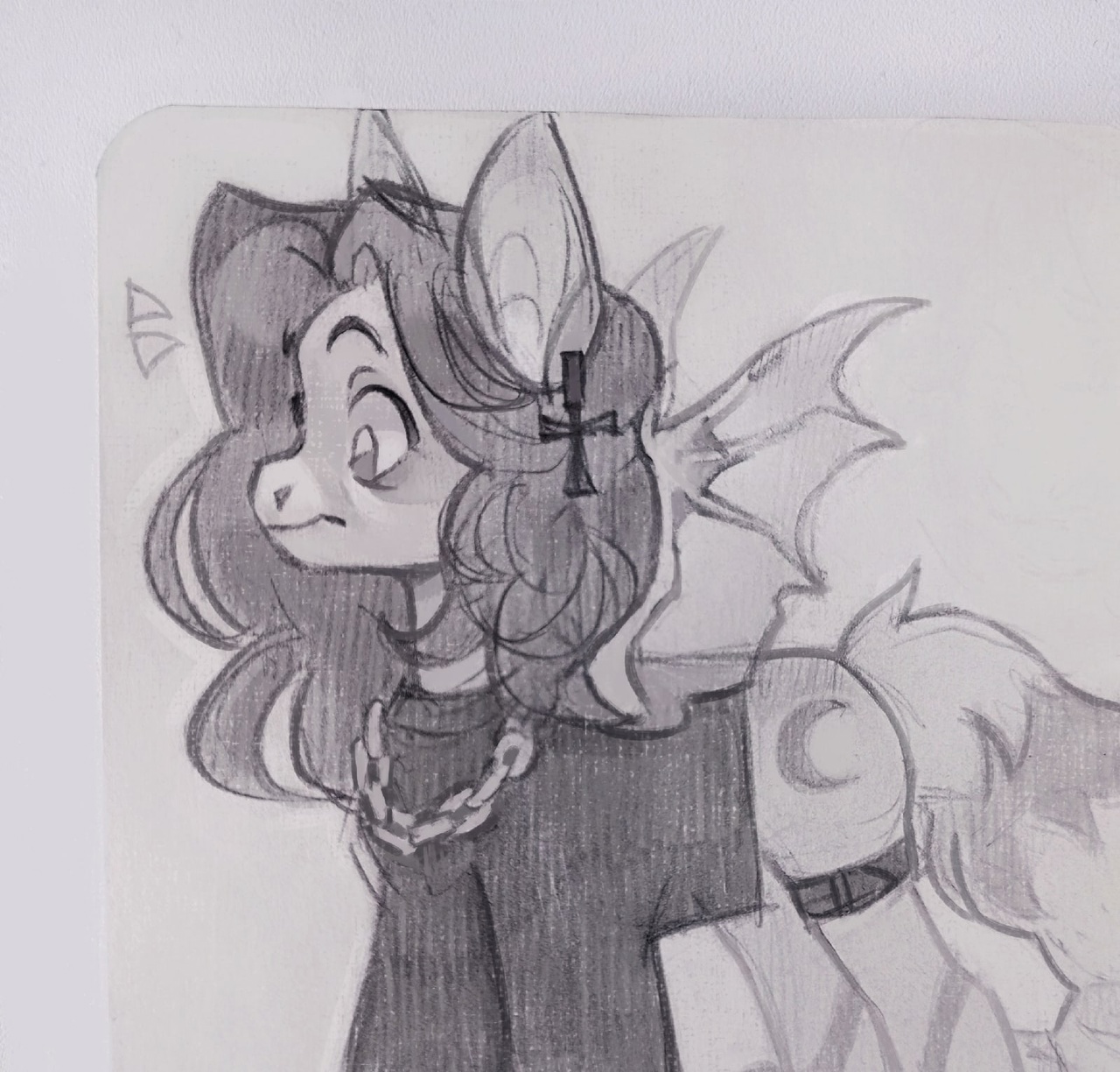 #3081106 - safe, artist:art_bird_owl, oc, oc only, bat pony, pony, bat ...