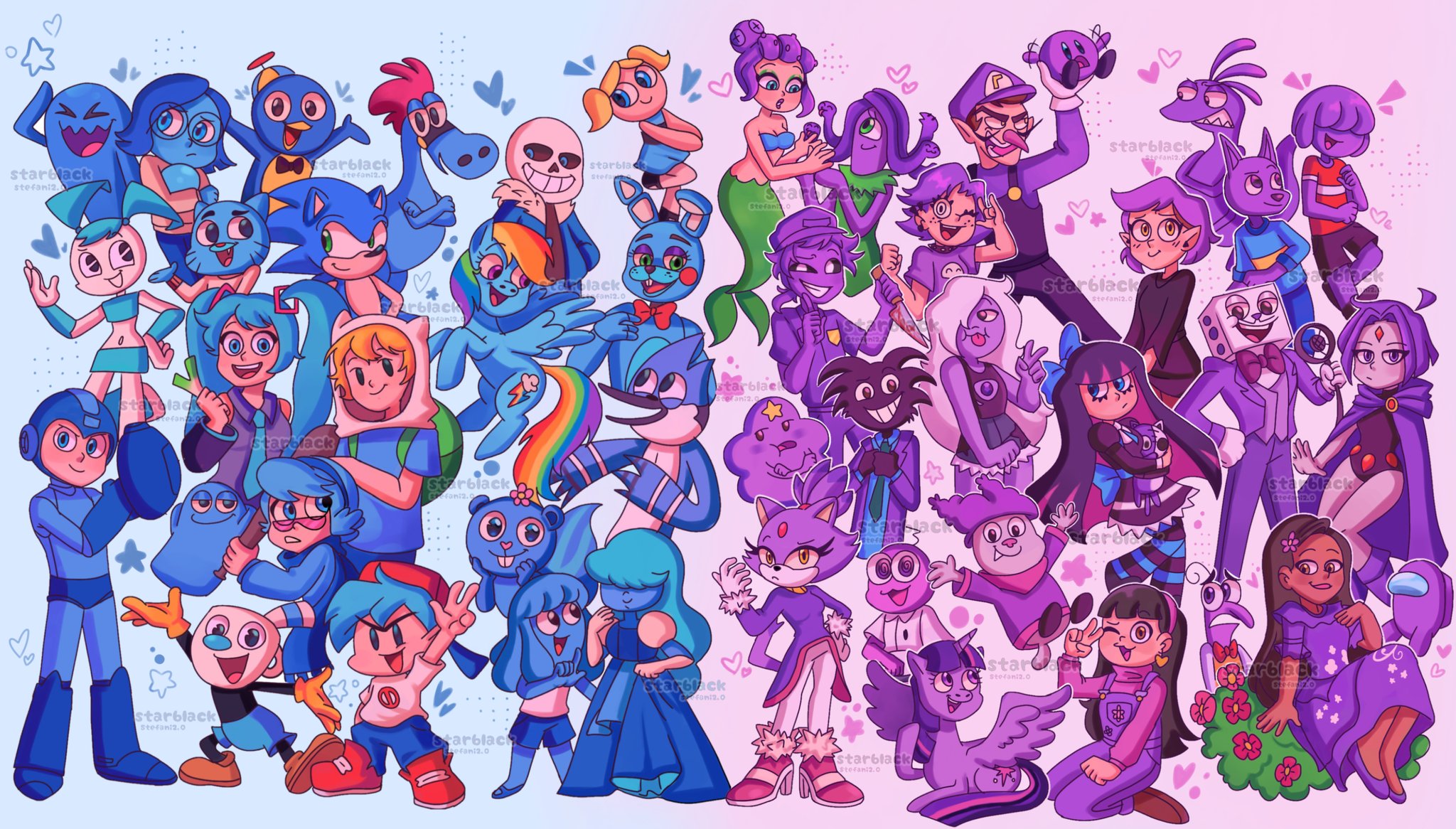 #3111353 - safe, artist:starblack_20, rainbow dash, twilight sparkle ...