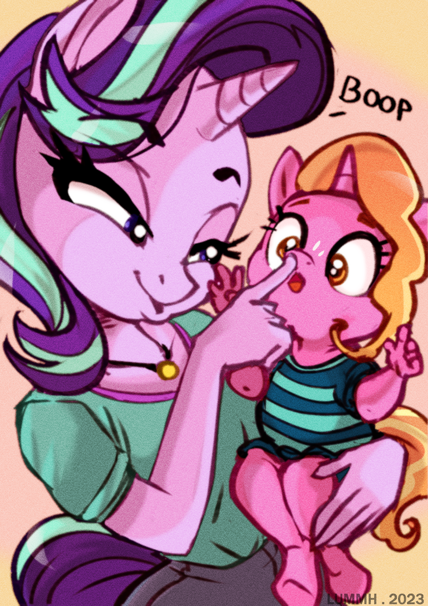#3112989 - safe, artist:lummh, luster dawn, starlight glimmer, unicorn ...