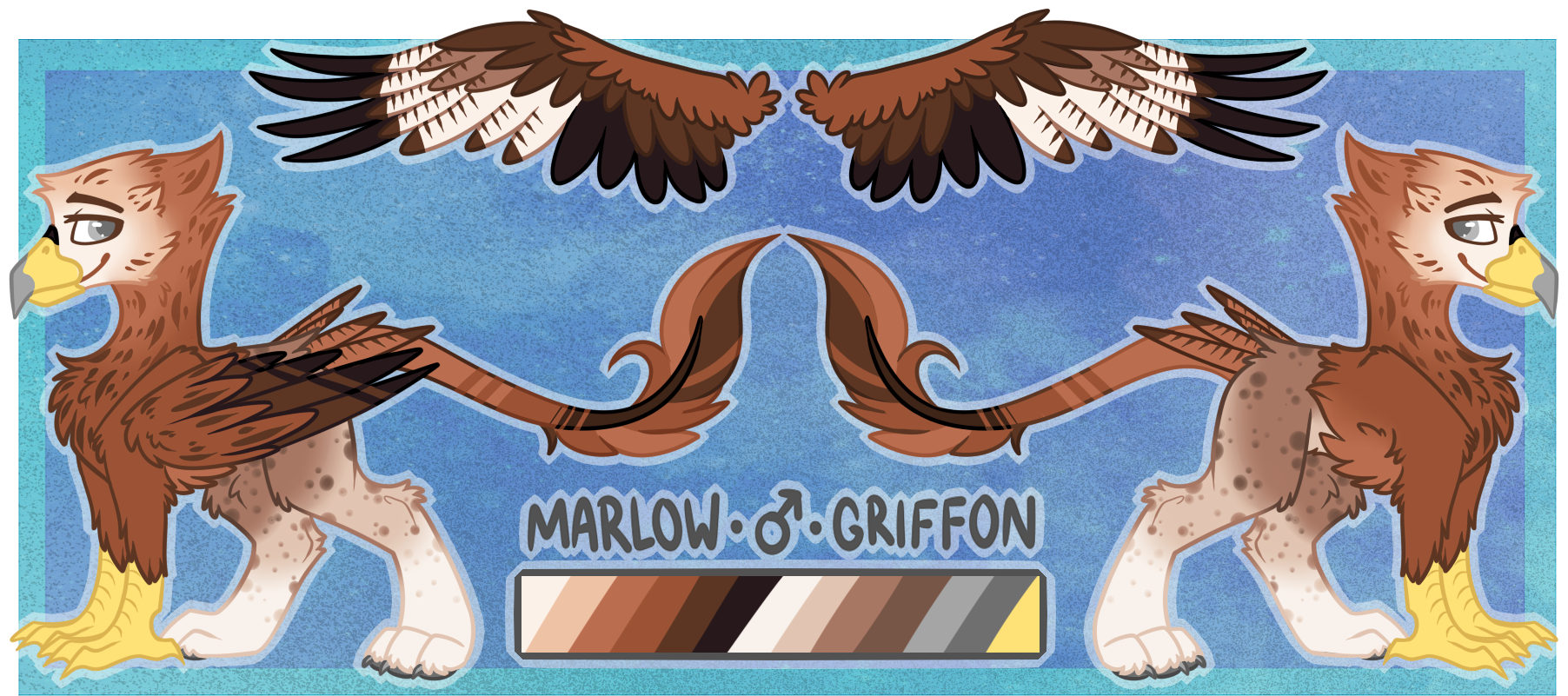 #3113605 - safe, artist:chvrchgrim, oc, oc only, oc:marlow, bird, griffon, beak, character ...