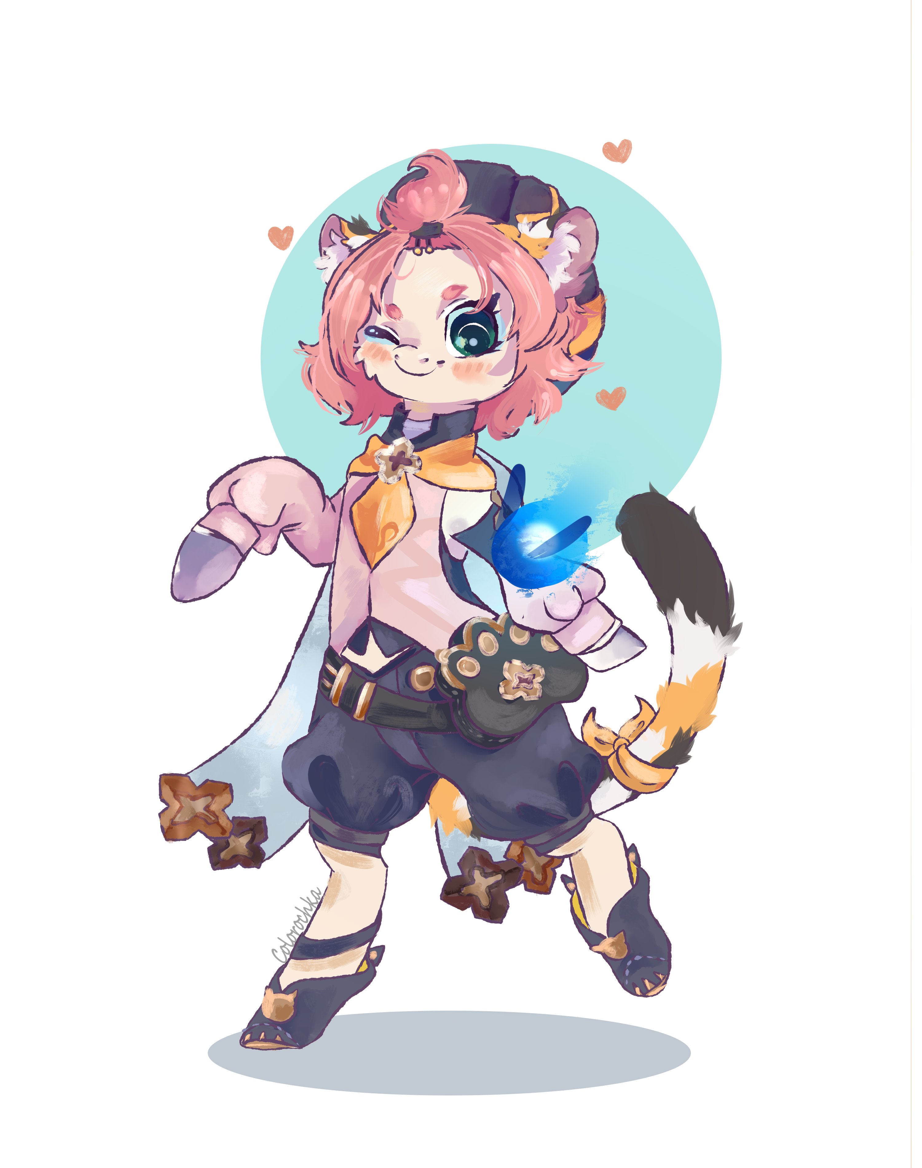 #3084327 - safe, artist:colorbrush, cat, cat pony, original species ...