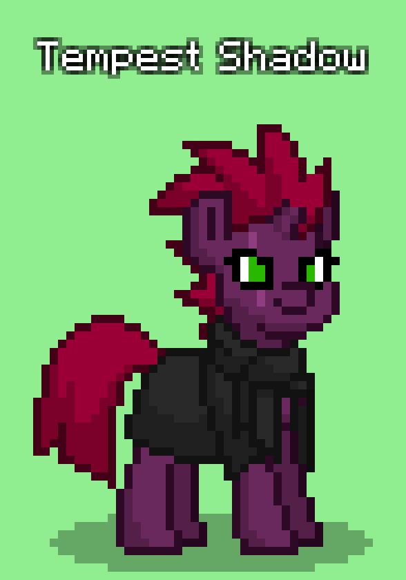 #3085467 - safe, tempest shadow, pony, unicorn, pony town, cloak ...
