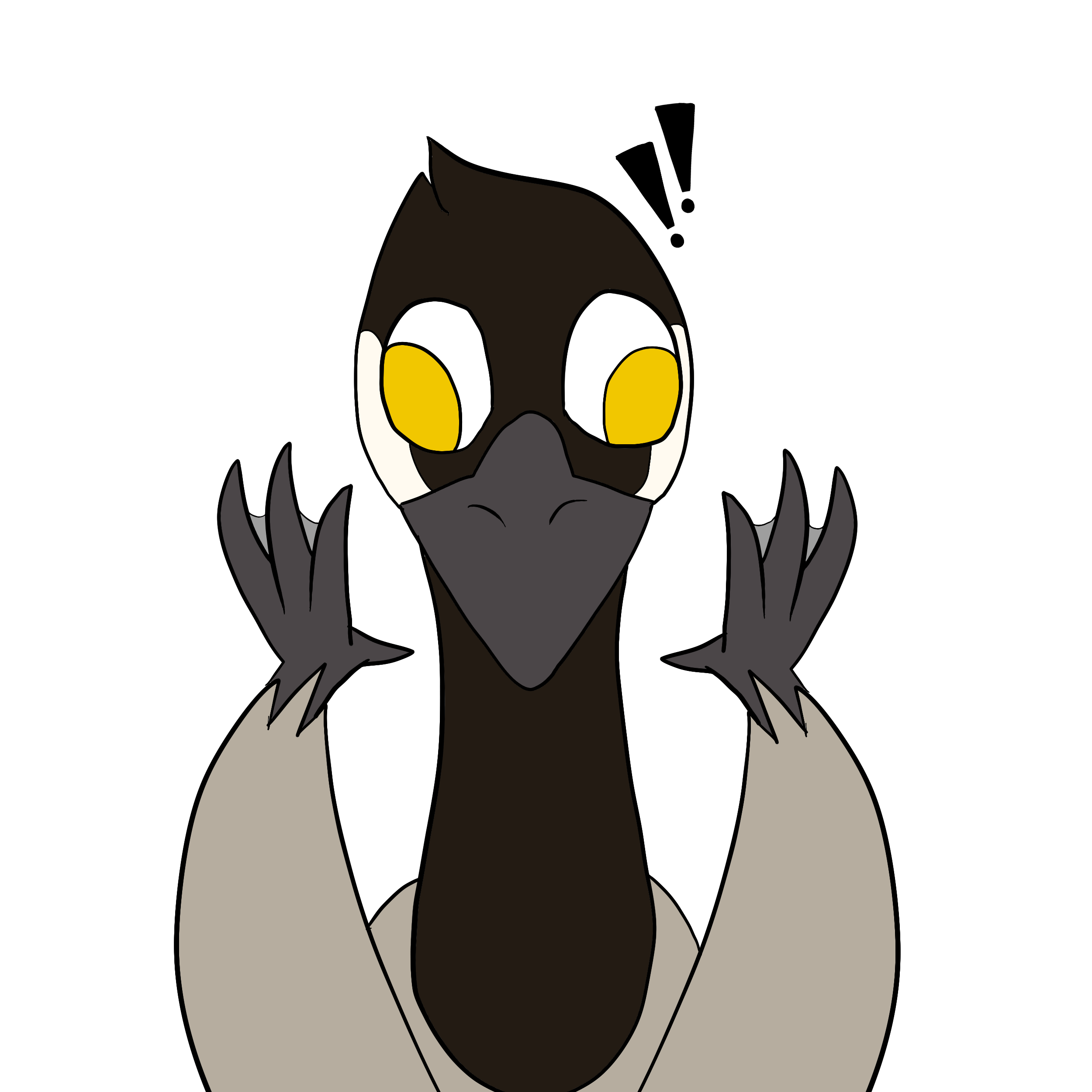 #3085719 - safe, artist:katyusha, oc, oc:busker, bird, goose, griffon ...