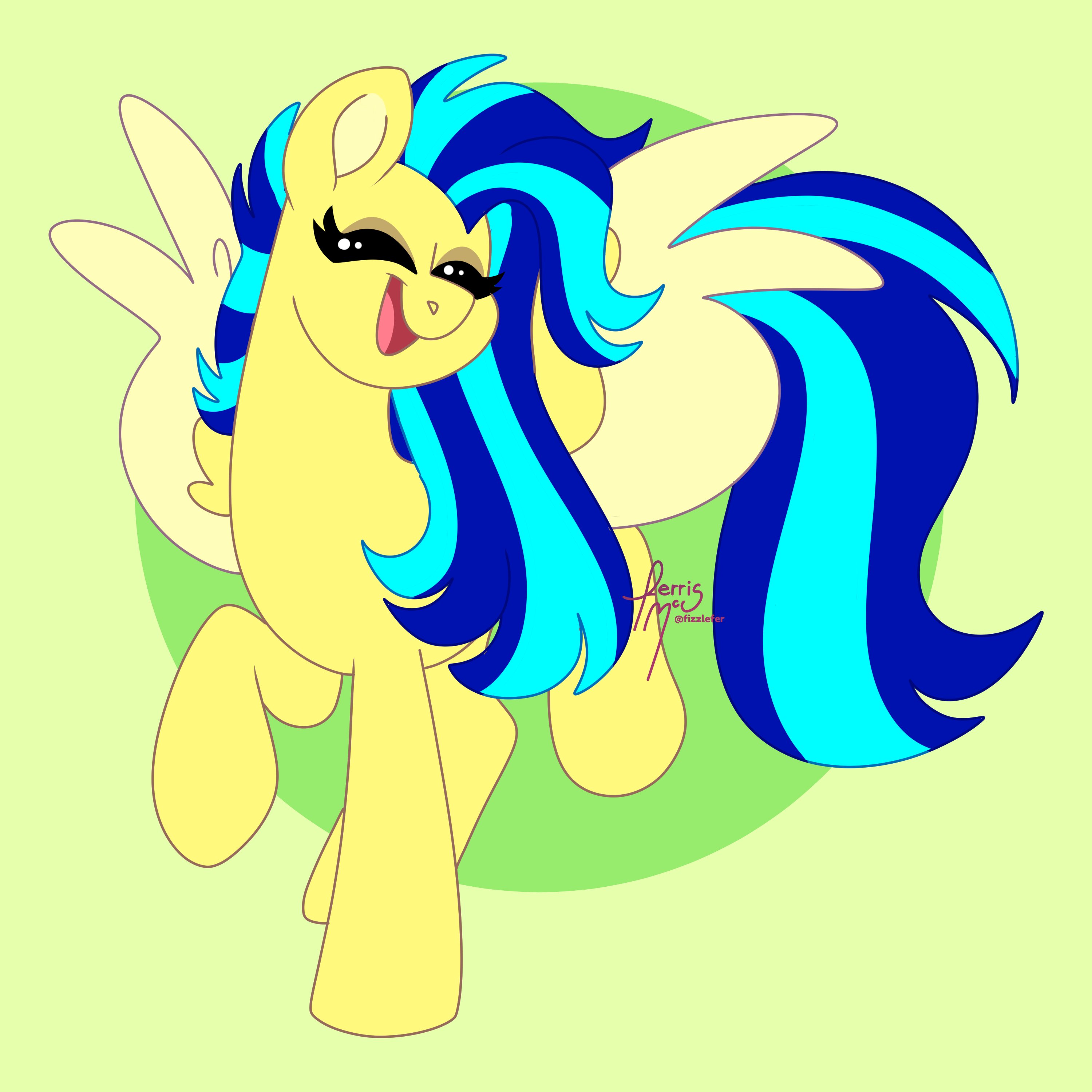 #3092857 - safe, artist:fizzlefer, oc, oc only, oc:koa, pegasus, pony ...