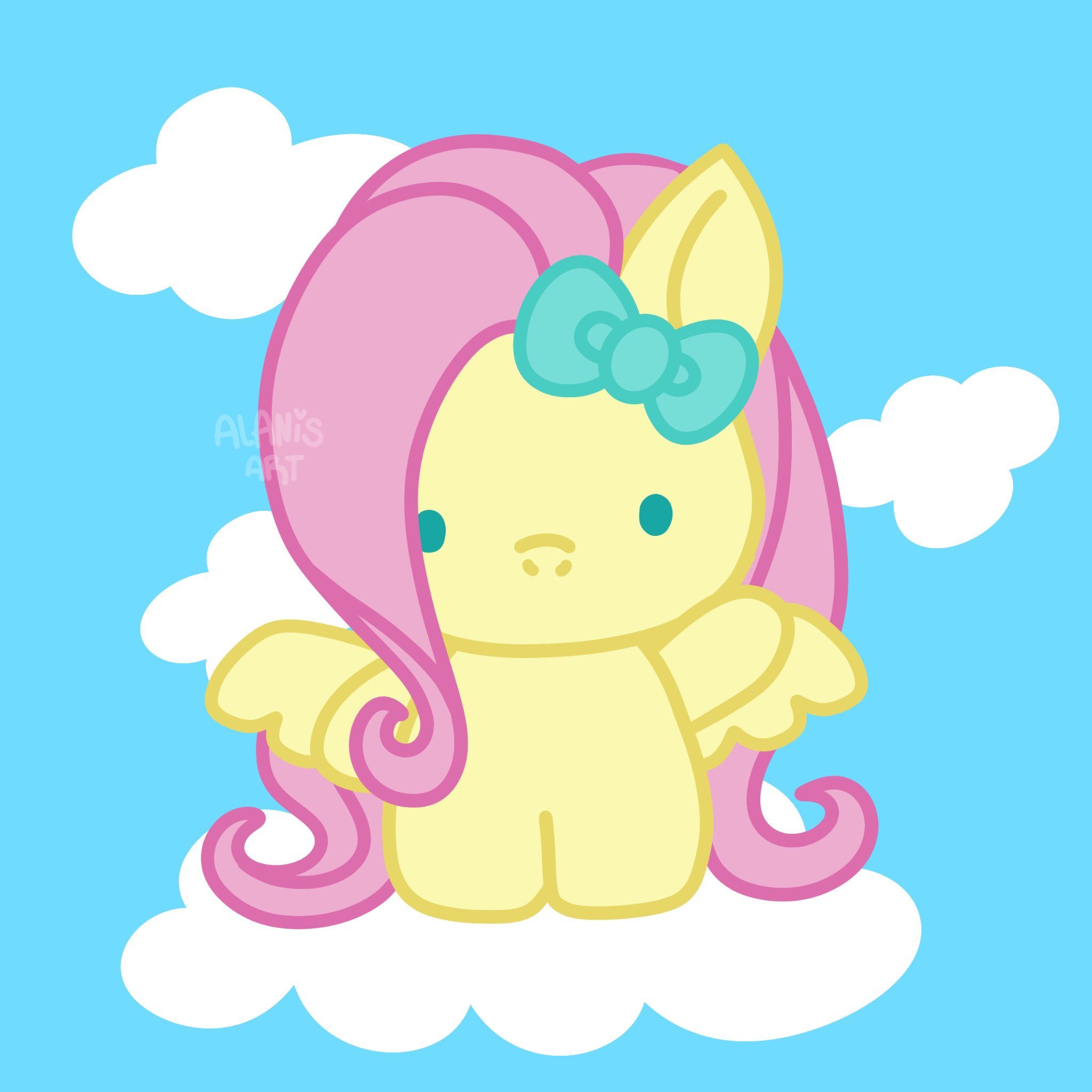 #3093632 - safe, artist:art_alanis, fluttershy, pegasus, pony, g4 ...