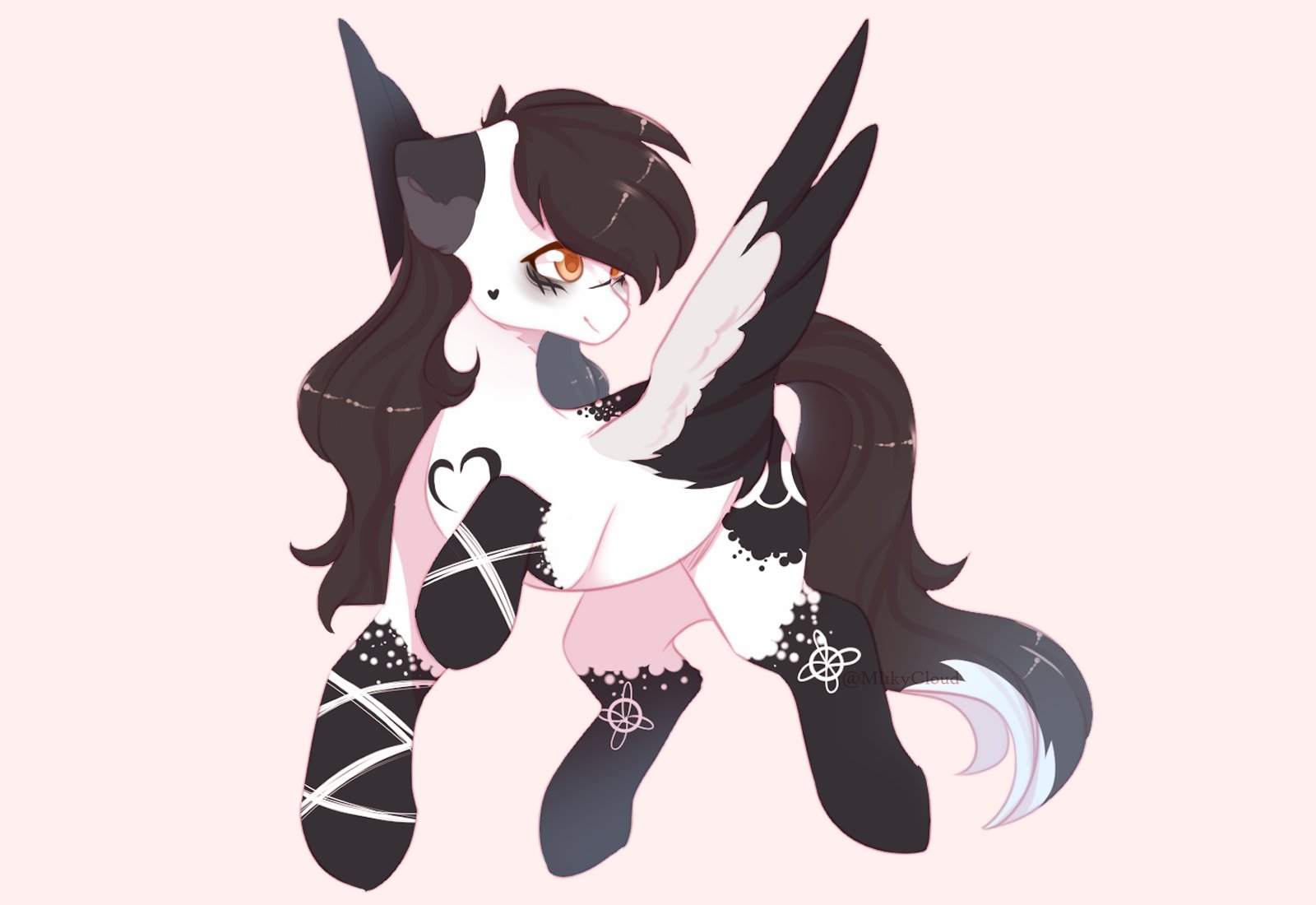 #3094816 - safe, artist:cofiiclouds, oc, oc only, pegasus, pony, simple background, solo ...