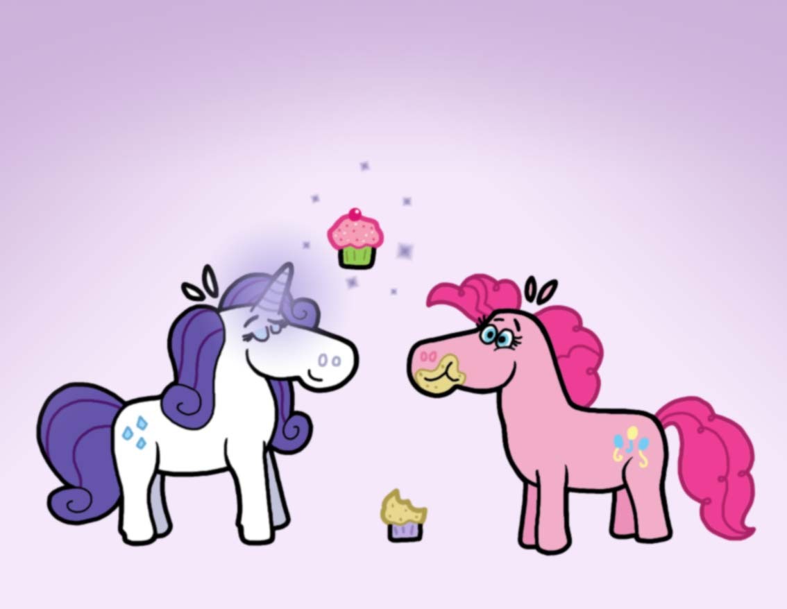 #3096164 - safe, artist:cookie-lovey, rarity, earth pony, pony, unicorn ...