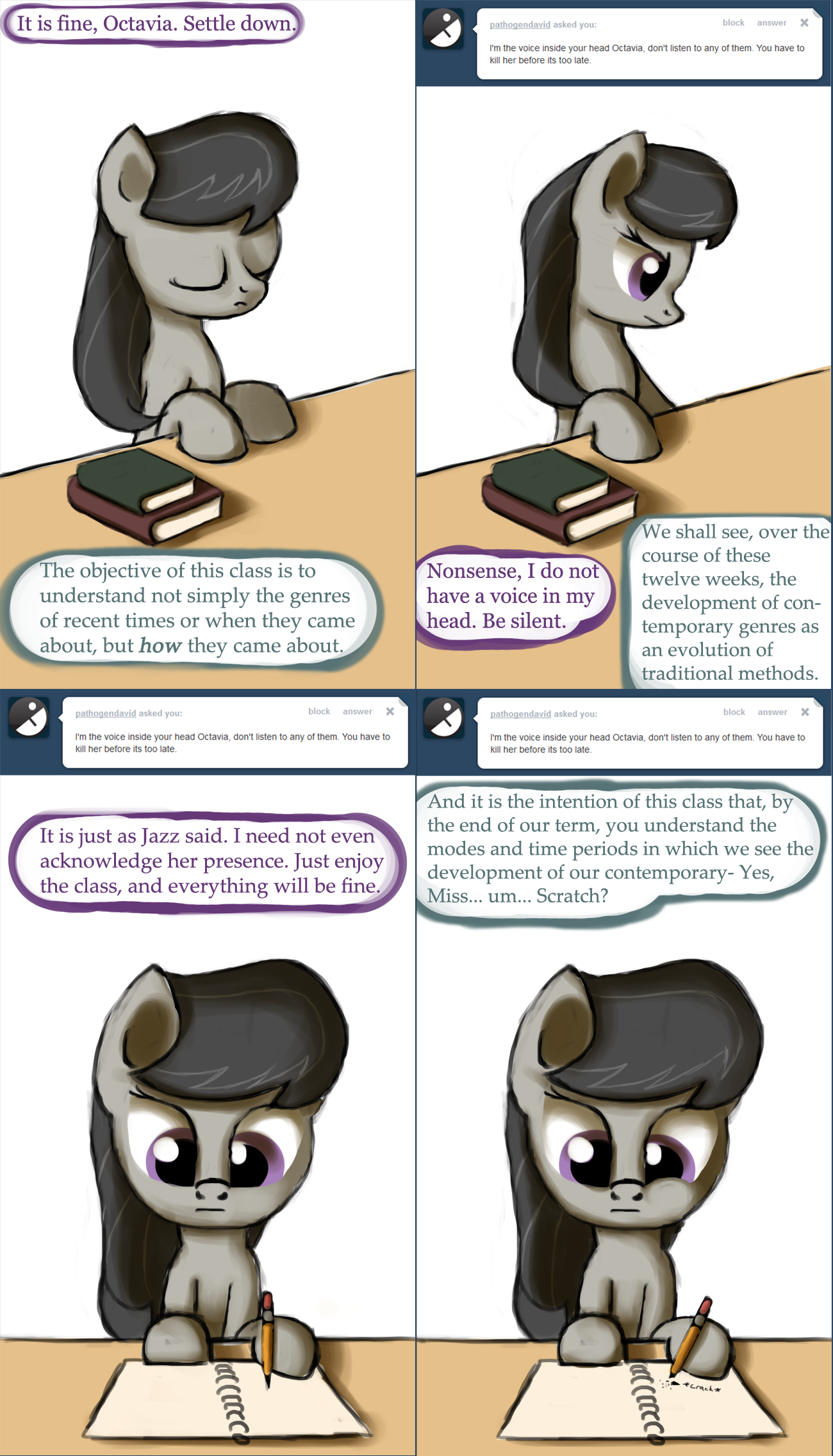 #3123171 - safe, artist:esuka, octavia melody, pony, ask-canterlot ...