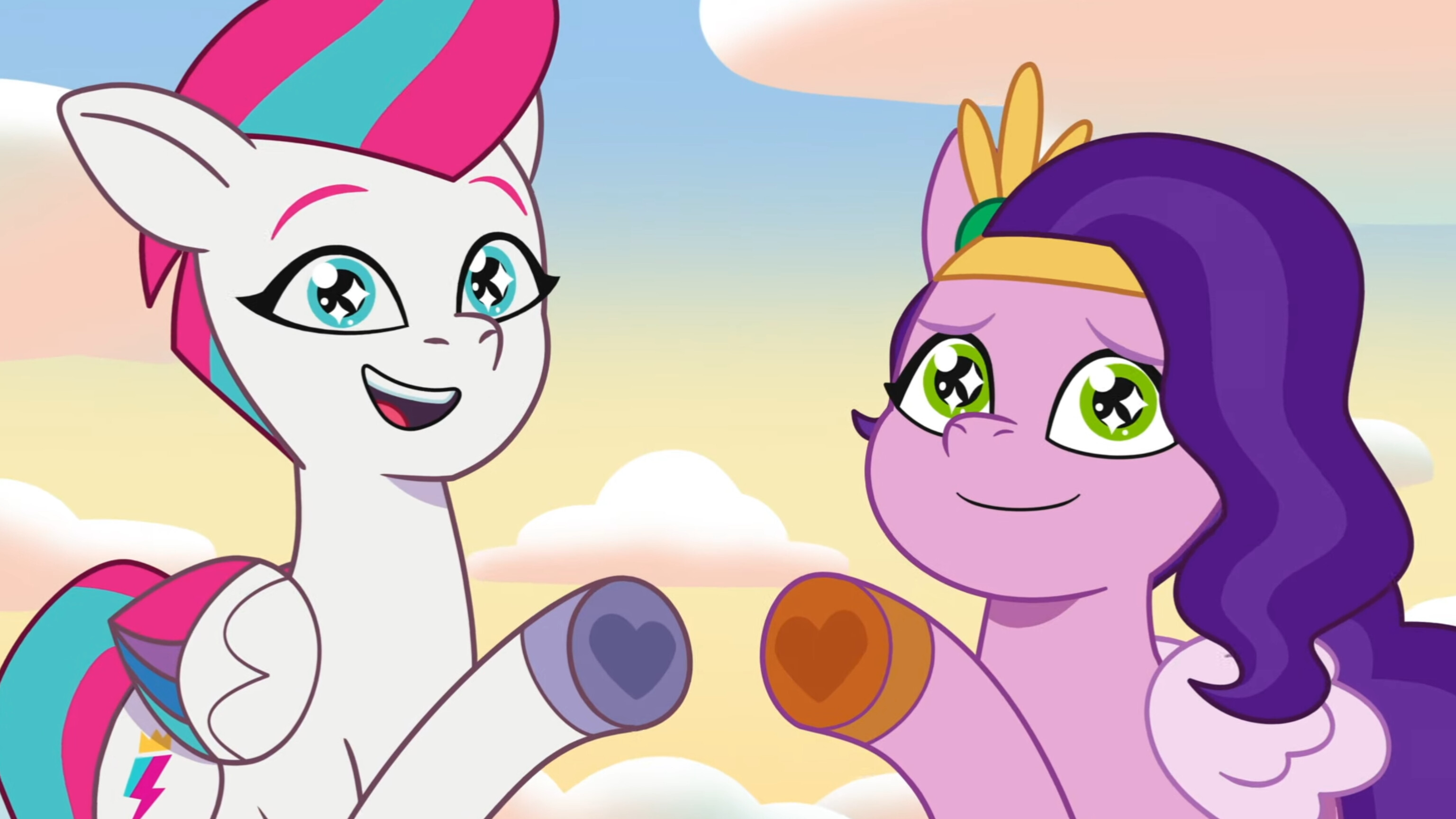 #3124730 - safe, screencap, pipp petals, zipp storm, pegasus, pony, g5 ...