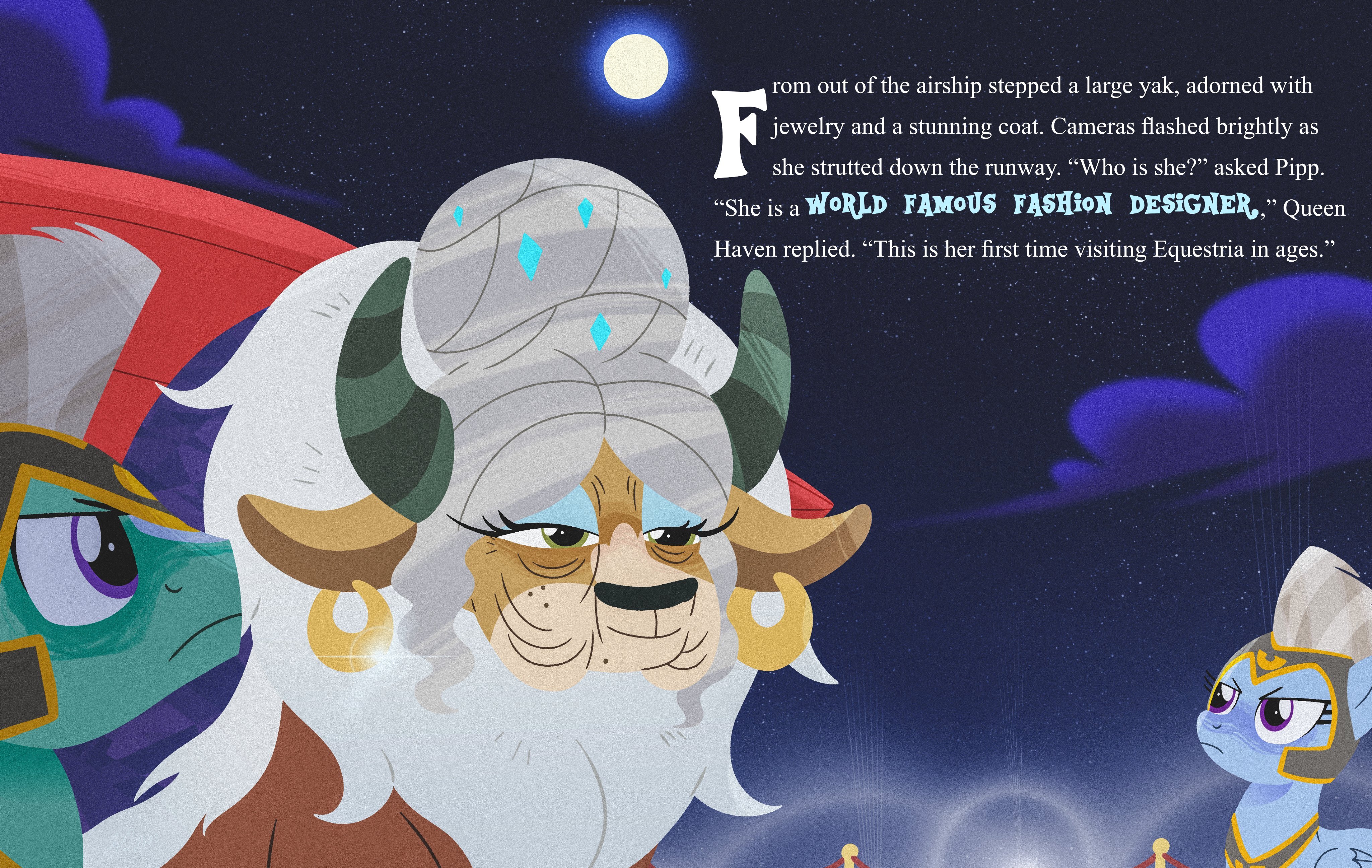 #3127205 - safe, artist:bearmation, thunder flap, yona, zoom zephyrwing ...