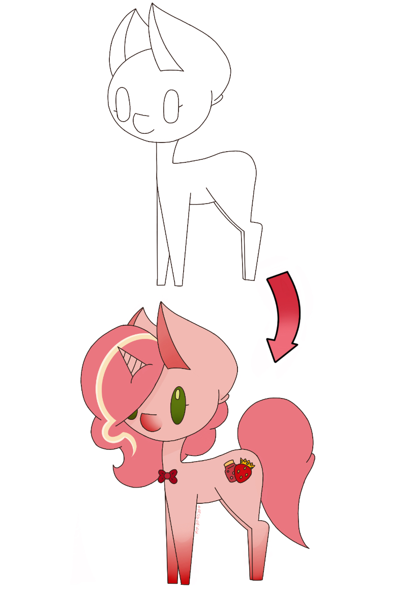 #3127812 - safe, artist:xtackyfairyx, oc, oc only, pony, unicorn, base used, duo, horn, lineart ...