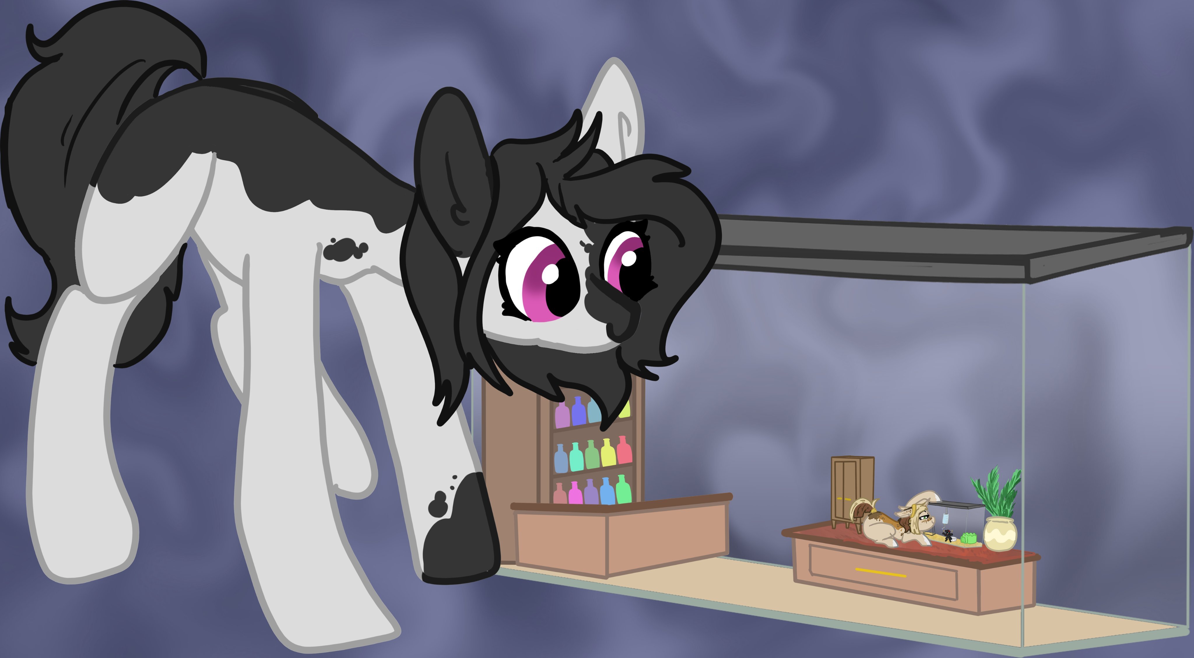 #3119415 - safe, artist:nootaz, oc, oc:elinvar, oc:inkenel, oc:oretha ...