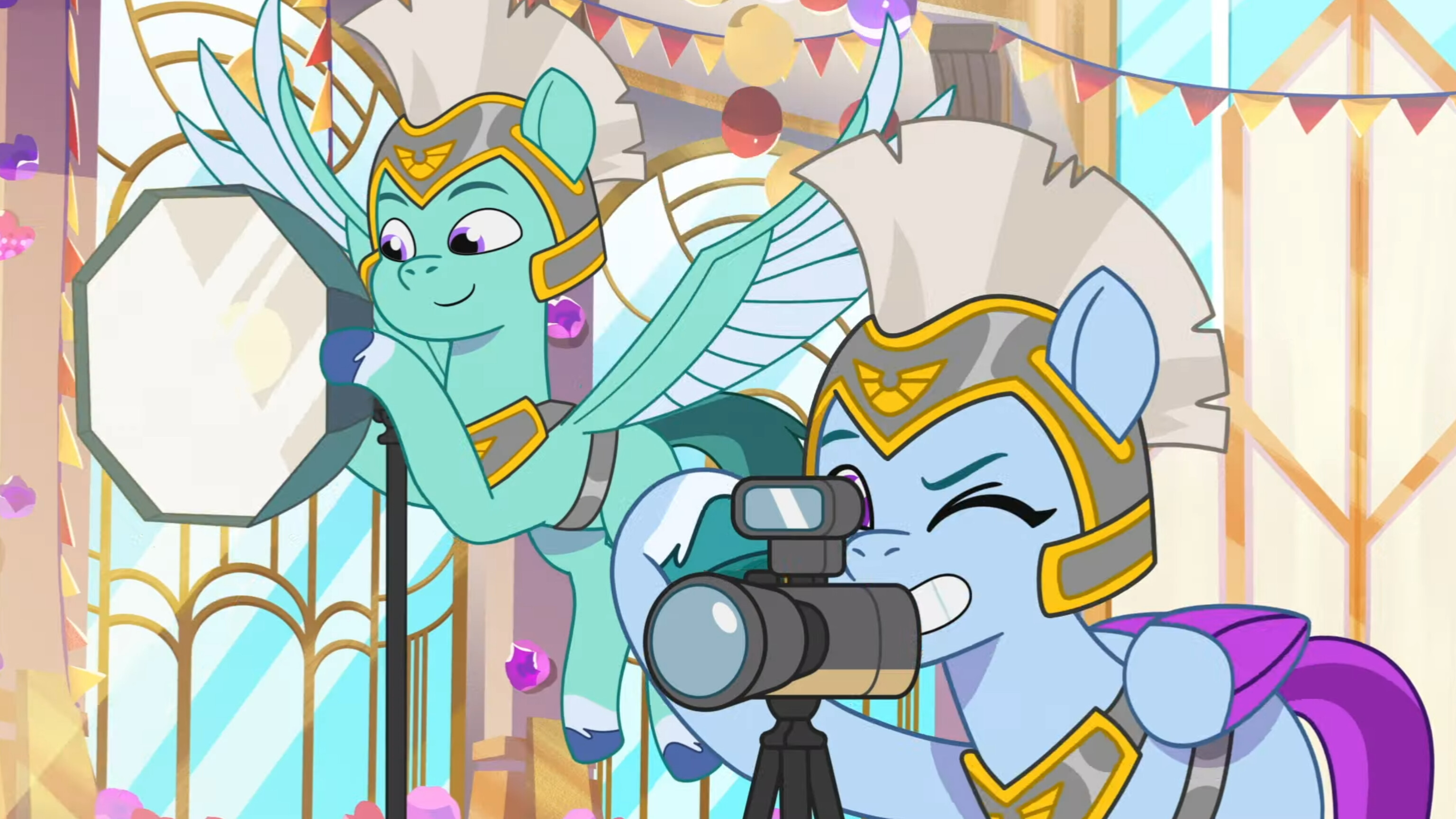 #3119950 - safe, screencap, thunder flap, zoom zephyrwing, pegasus ...