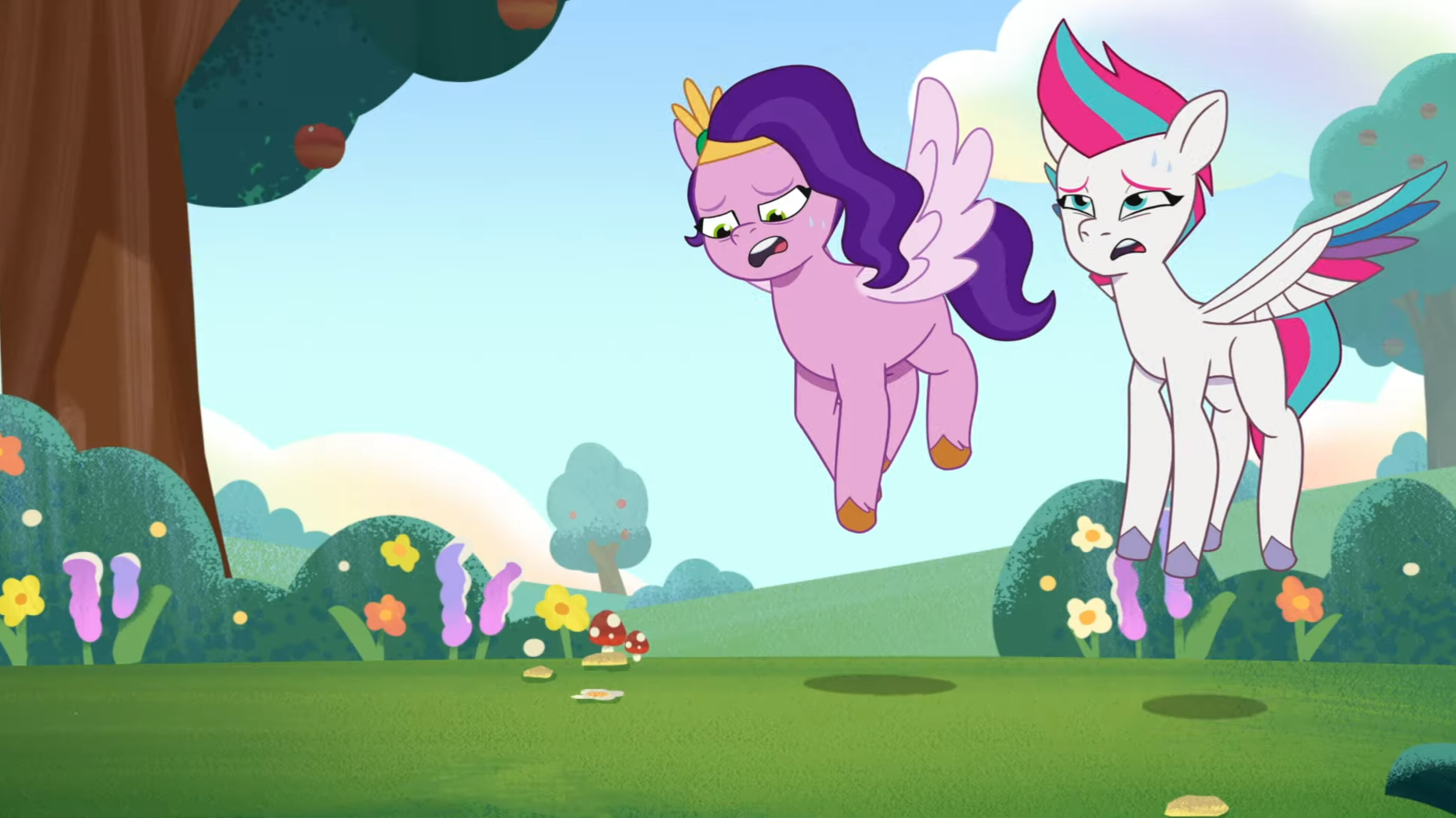 #3120596 - safe, screencap, pipp petals, zipp storm, pegasus, pony, g5 ...