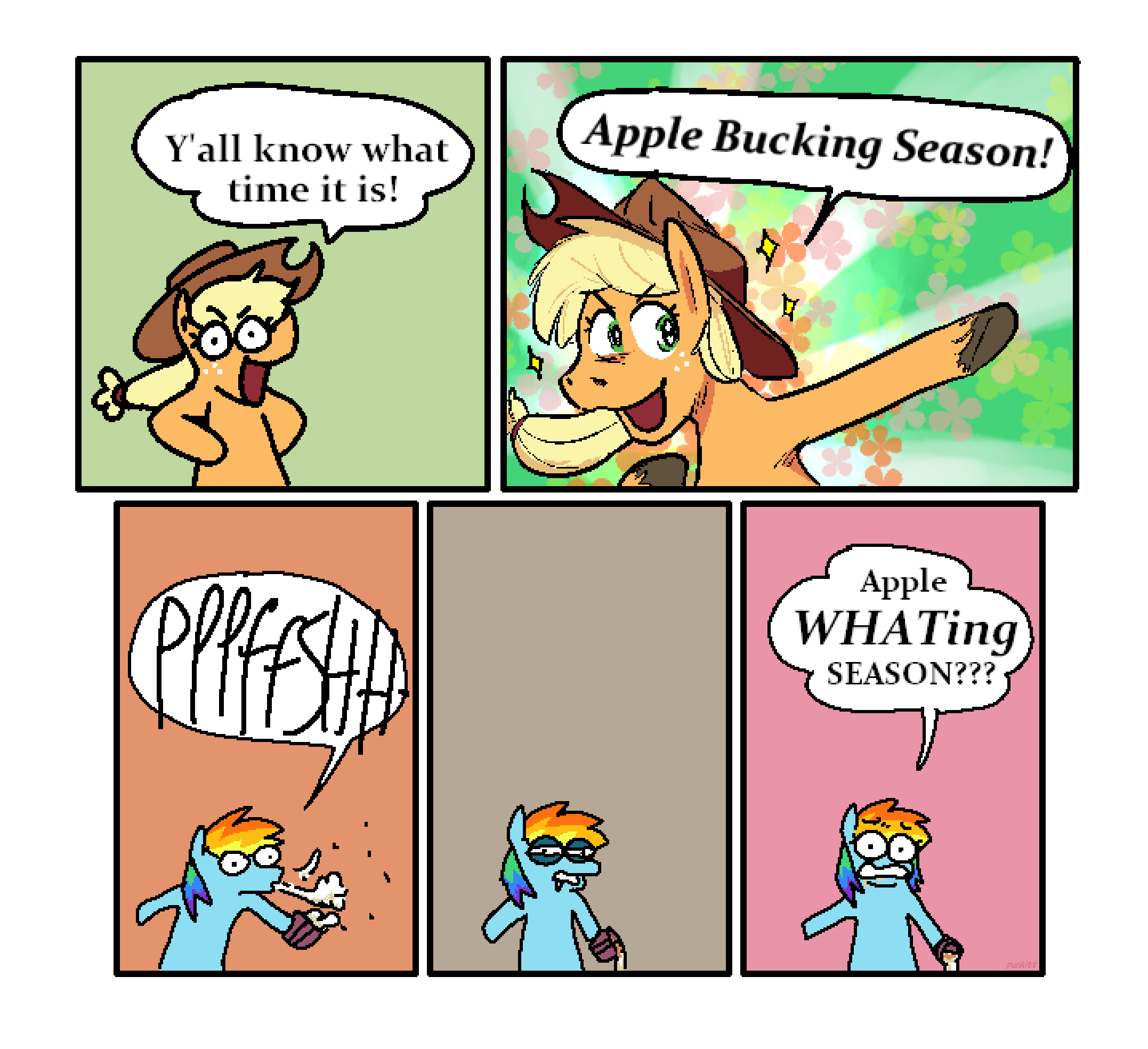 #3122006 - safe, artist:punkittdev, applejack, rainbow dash, earth pony ...