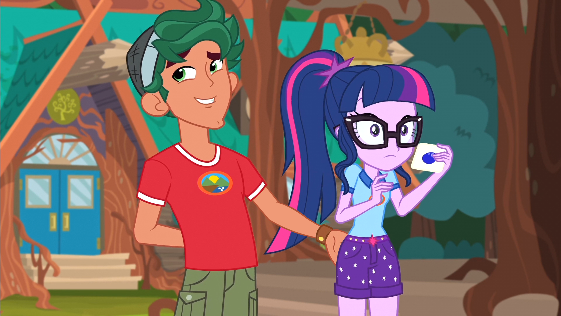 #3146526 - suggestive, edit, edited screencap, screencap, sci-twi, timber spruce, twilight ...