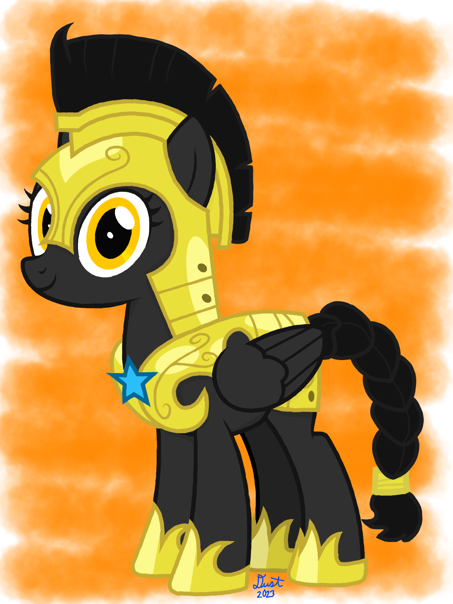 #3151536 - safe, artist:twiny dust, derpibooru exclusive, oc, oc only, oc:eclipse, pegasus, pony ...